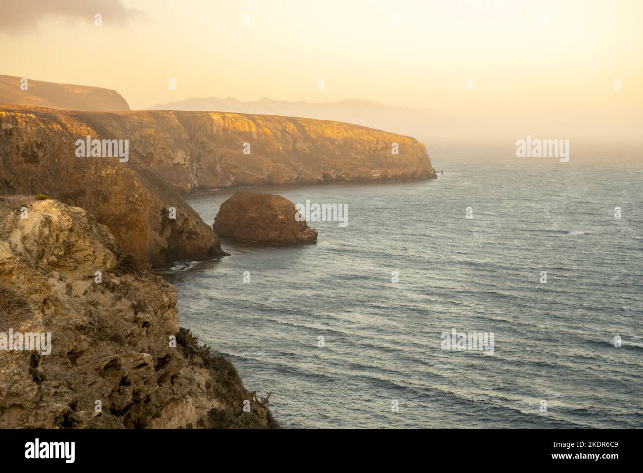 Morning Sun Lights The Rocks Looking Toward Potato Harbor in Channel ...