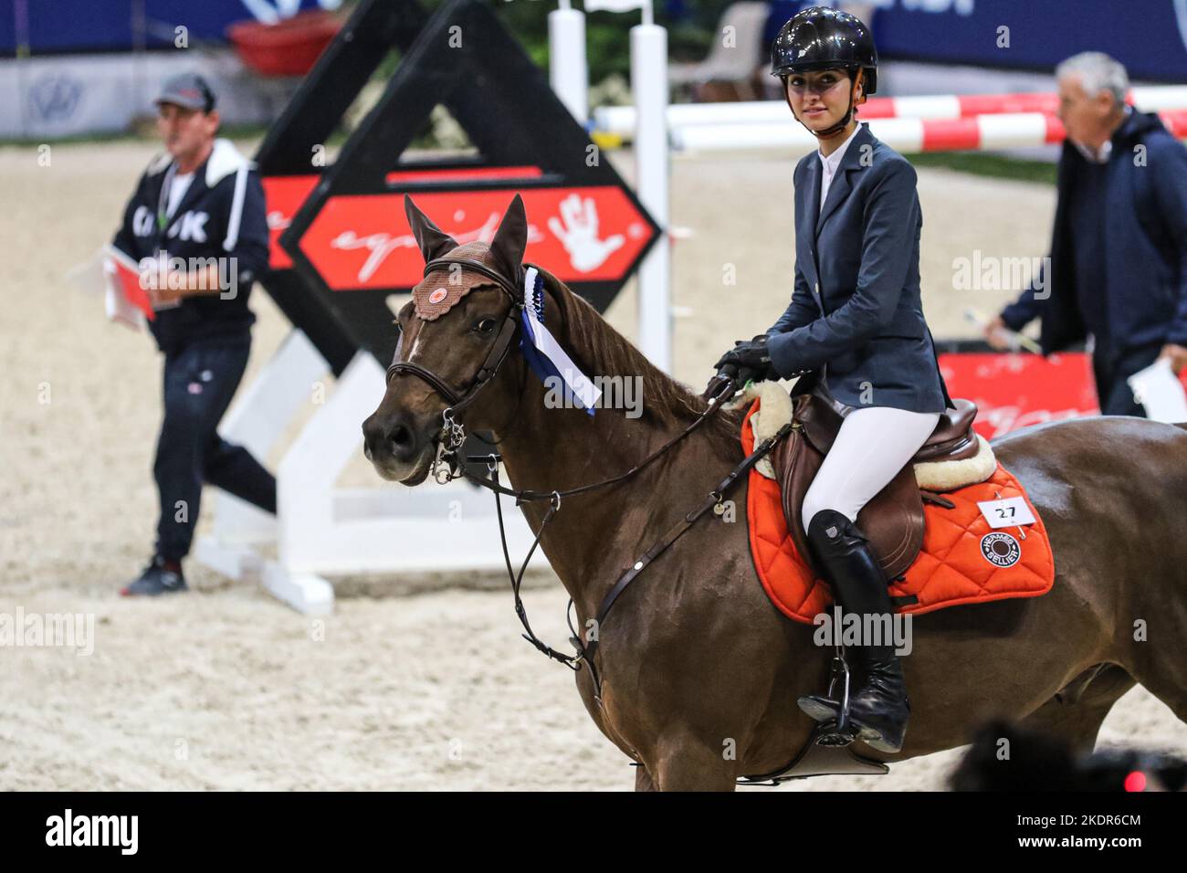 Jennifer Hochstadter (horse: CSIO Bel) LONGINES FEI Jumping World Cup ...