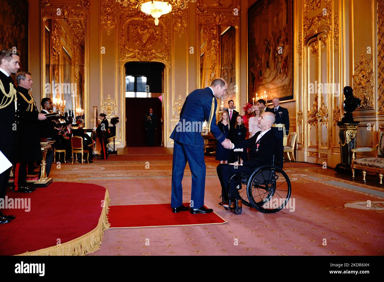 Gavin Walker is made a Member of the Order of the British Empire by the ...