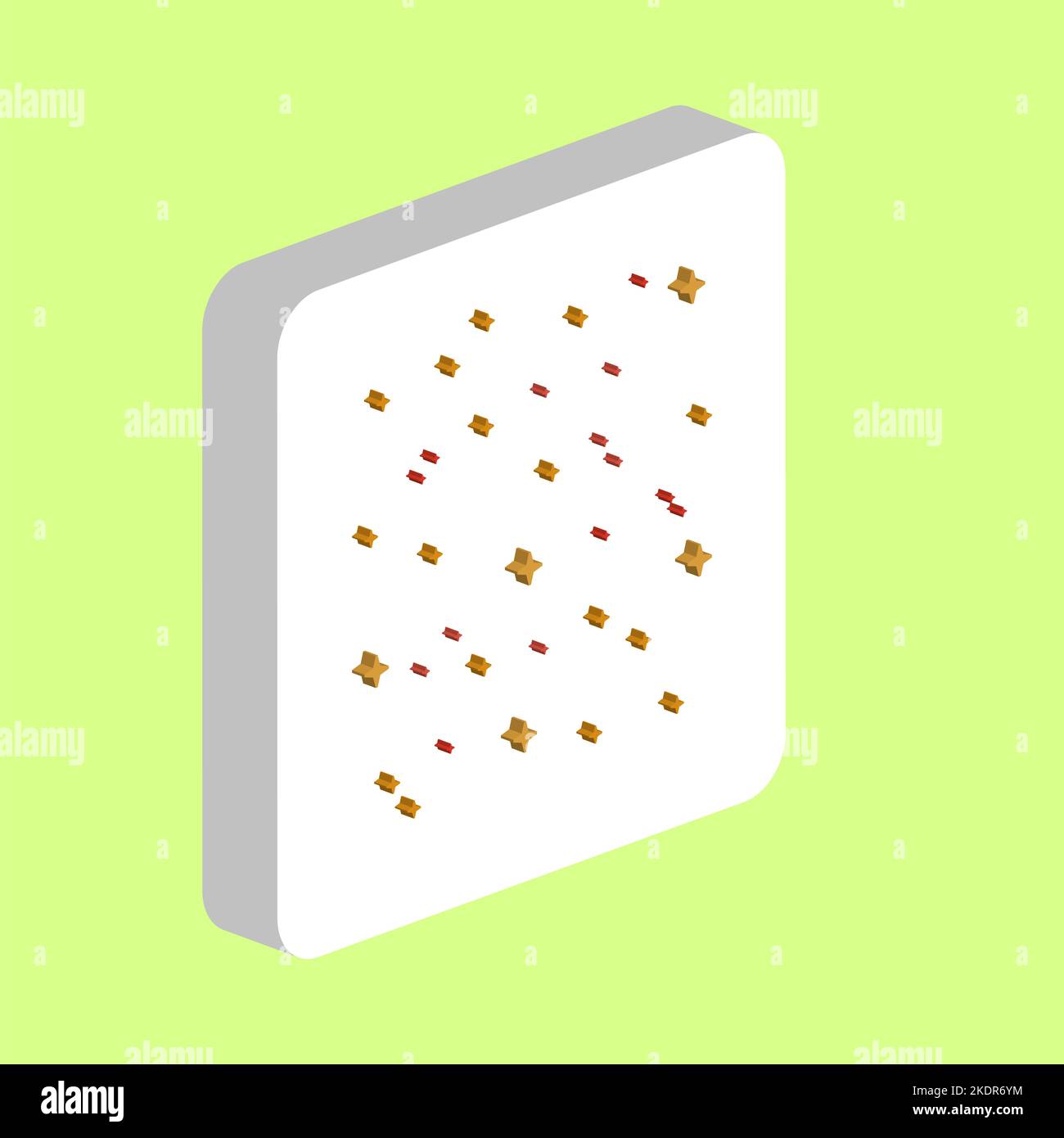 Night Light Stars Simple vector icon. Illustration symbol design template for web mobile UI ...