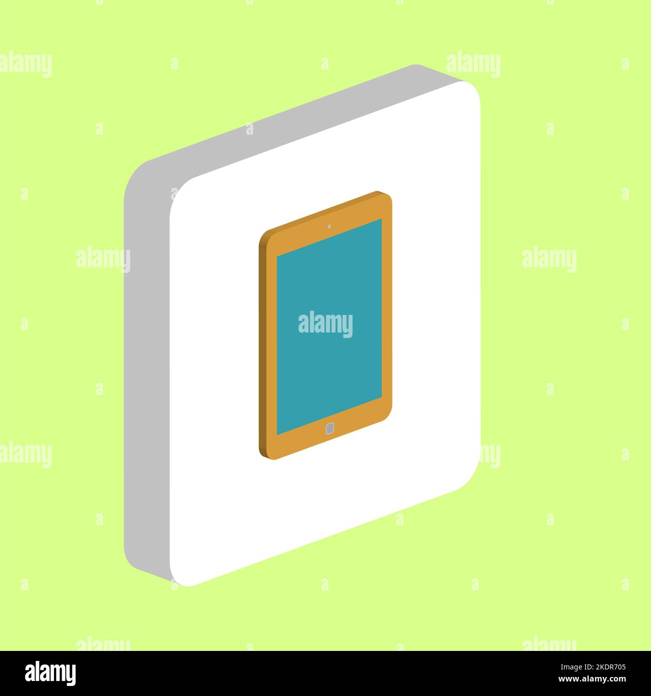 Tablet Simple vector icon. Illustration symbol design template for web ...