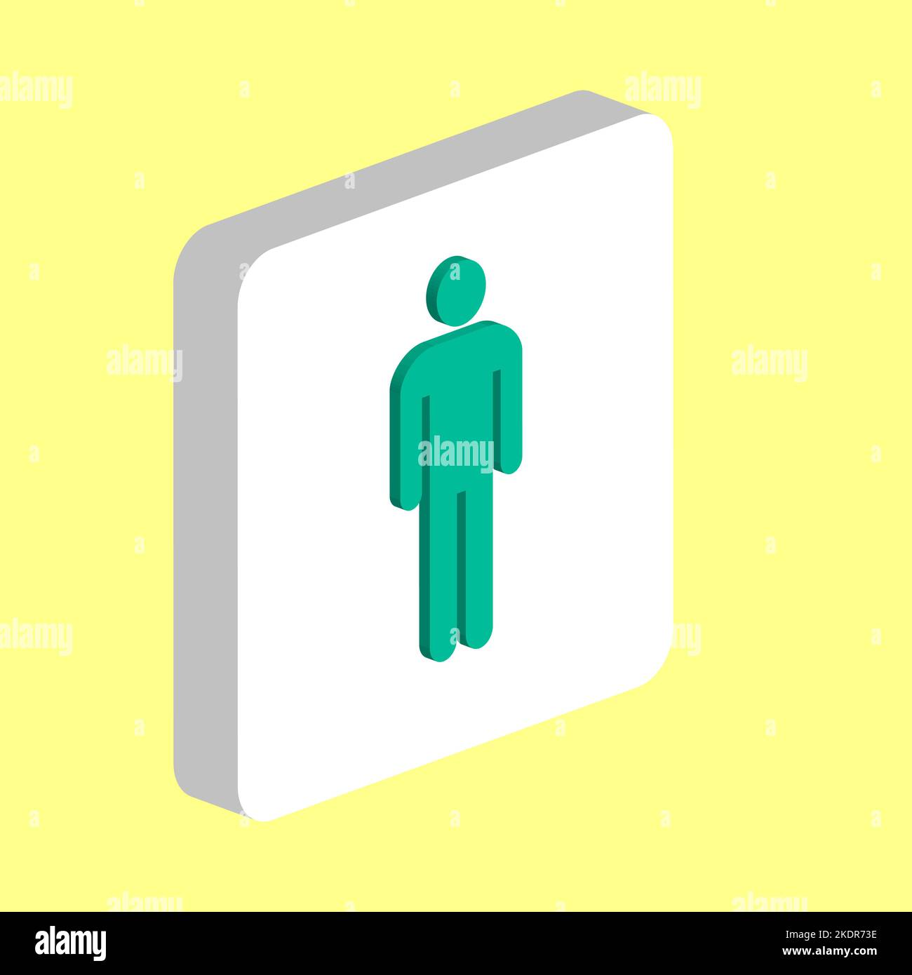 Man, Male Simple vector icon. Illustration symbol design template for ...