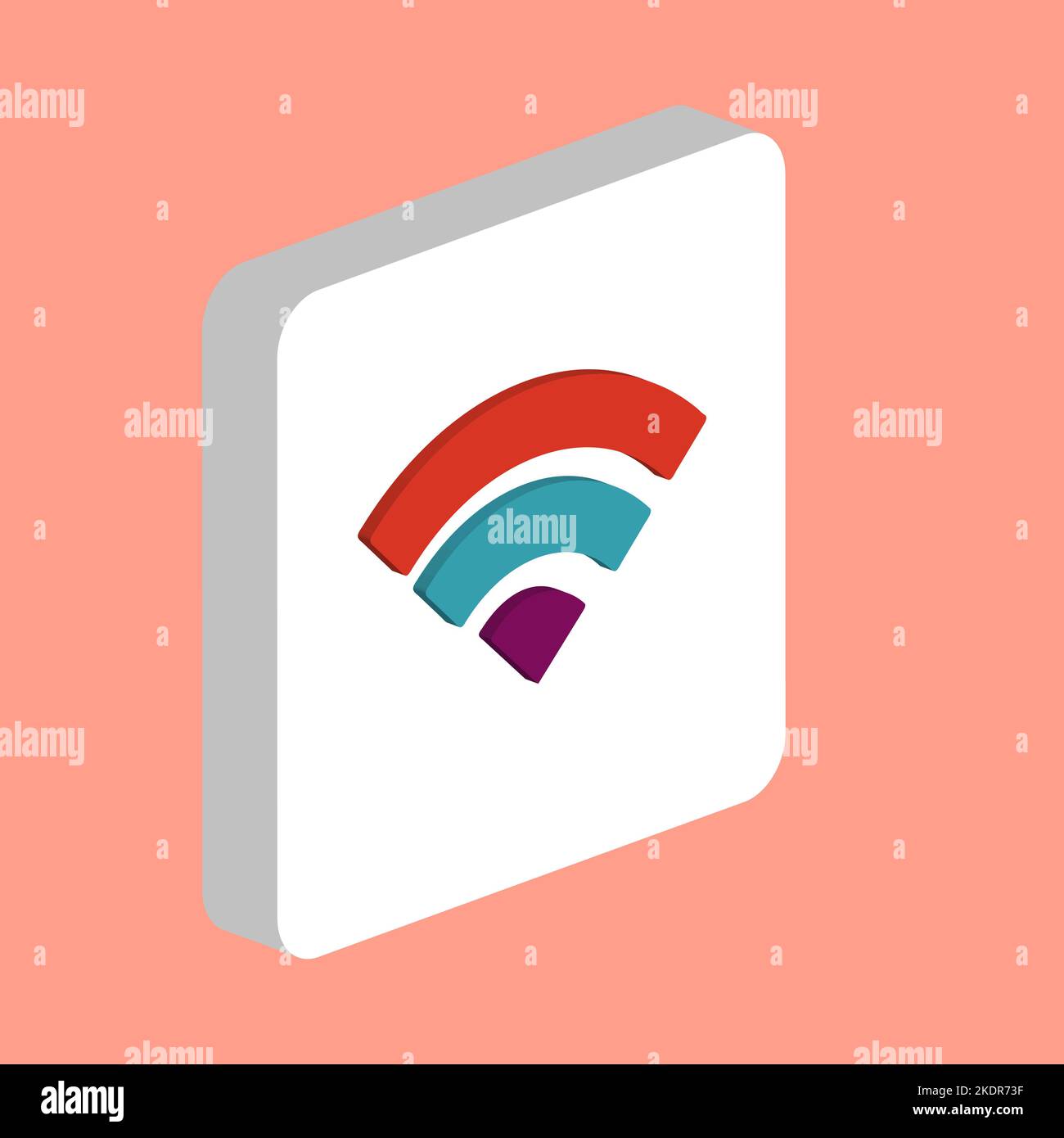 WIFI Simple vector icon. Illustration symbol design template for web ...