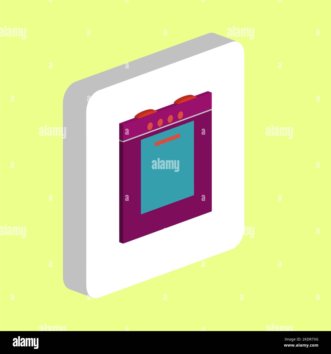 Flame mobile kitchen Stock Vector Images - Alamy