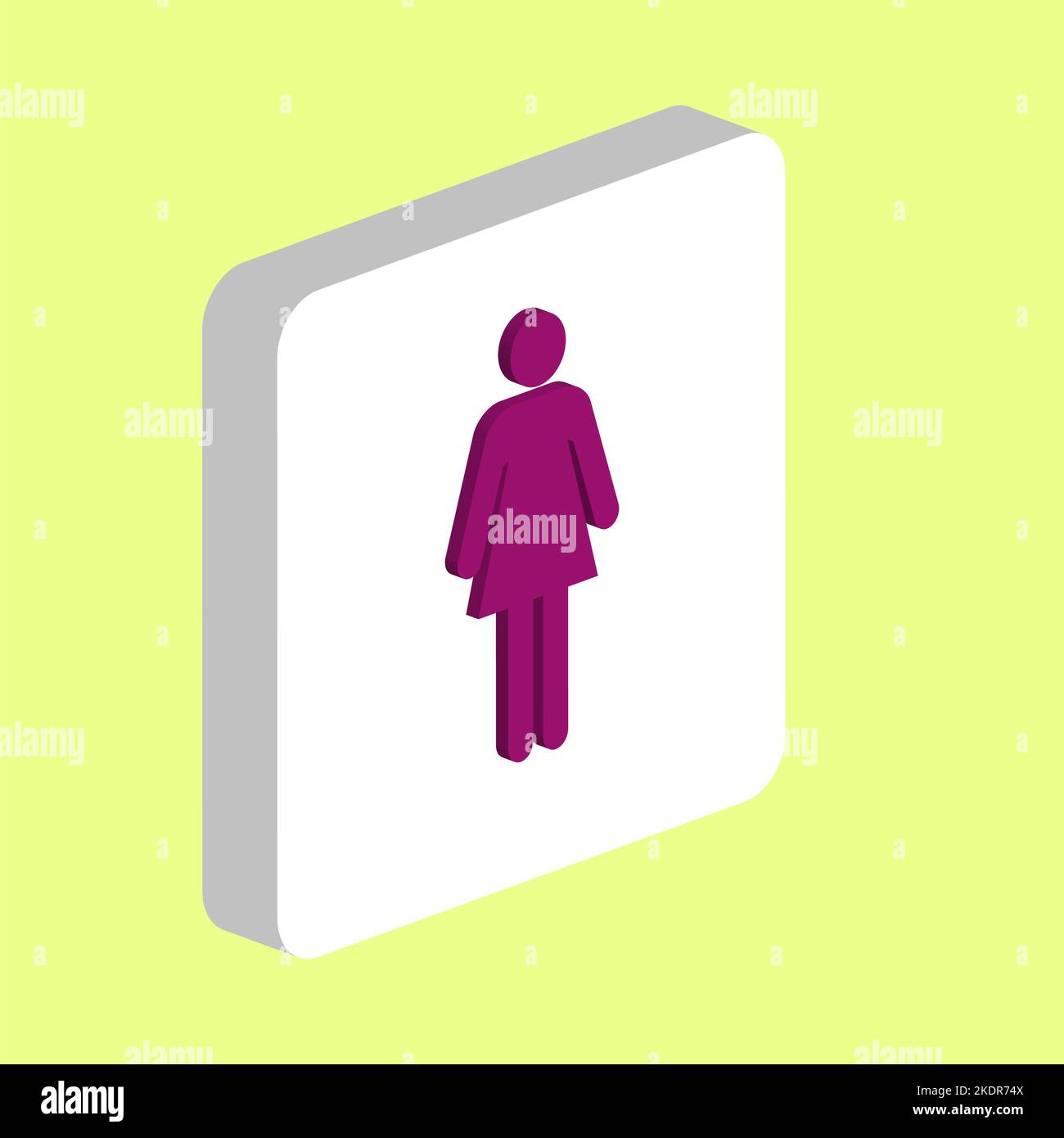 Female graphic designer blank Stock Vector Images - Alamy