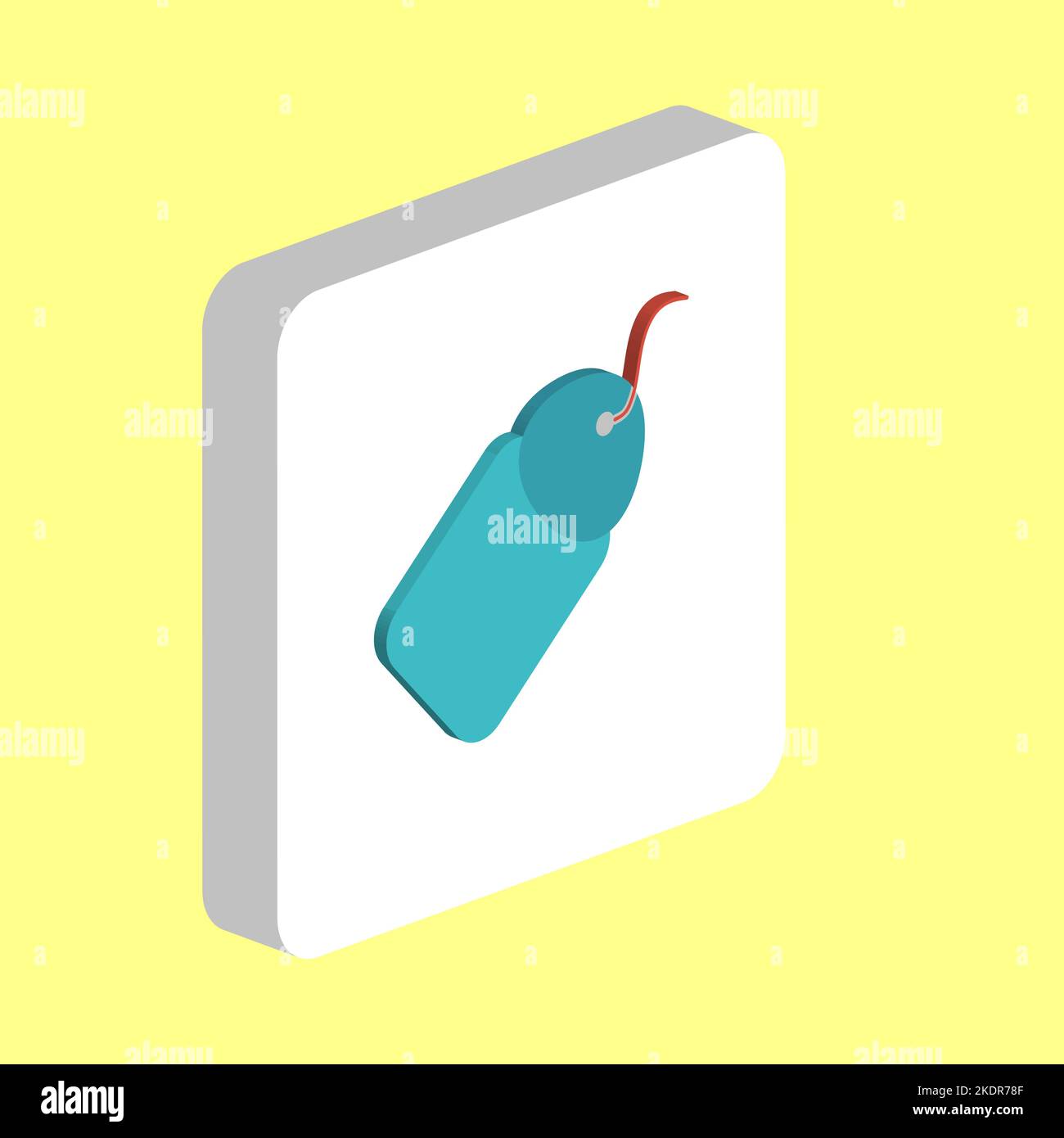 Price Tag Simple vector icon. Illustration symbol design template for ...