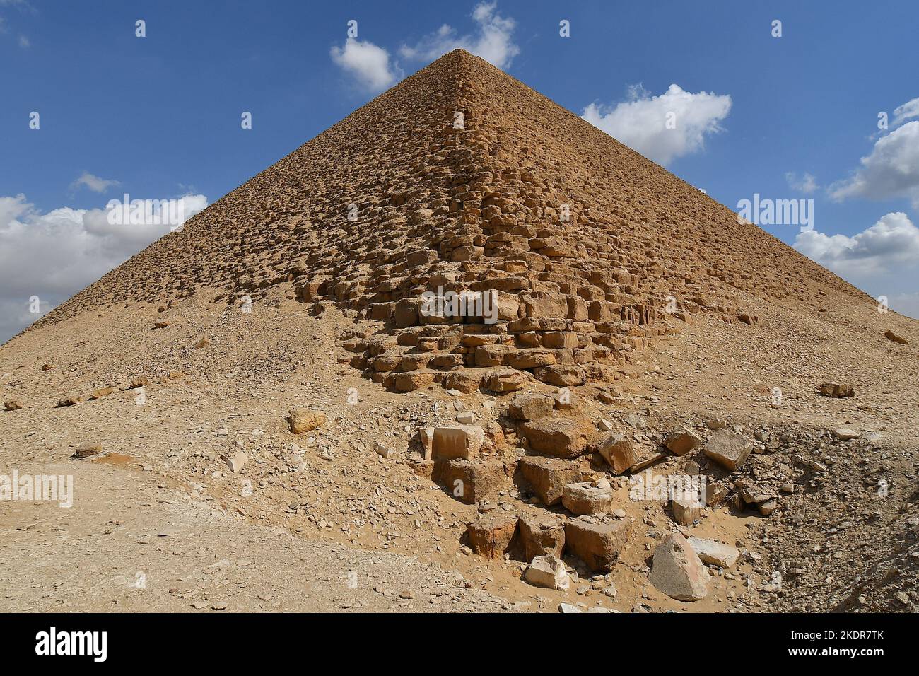 The Red Pyramid, North Pyramid, is the largest of the pyramids located ...