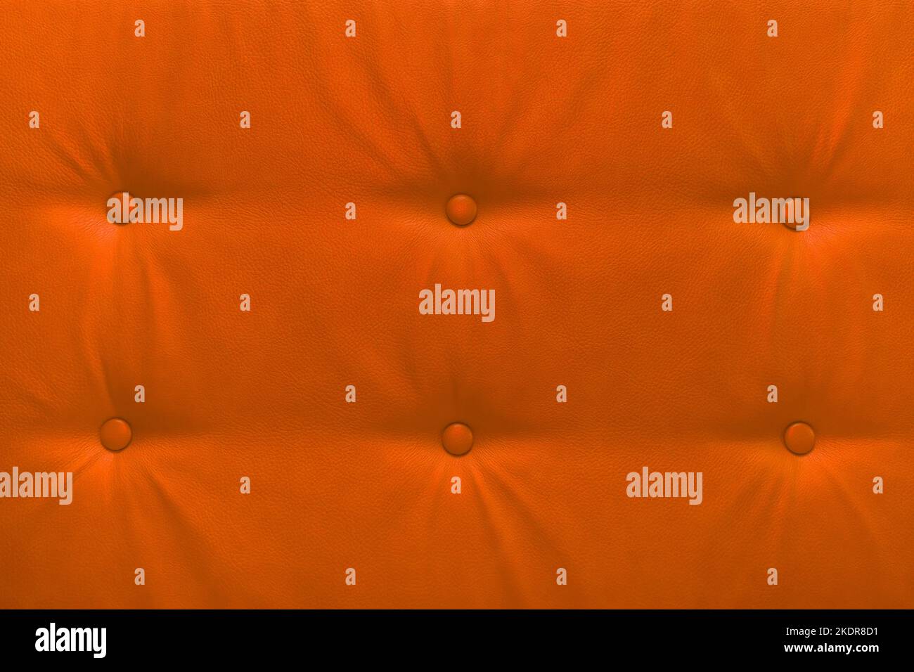 Sofa leather orange upholstery texture background furniture luxury ...