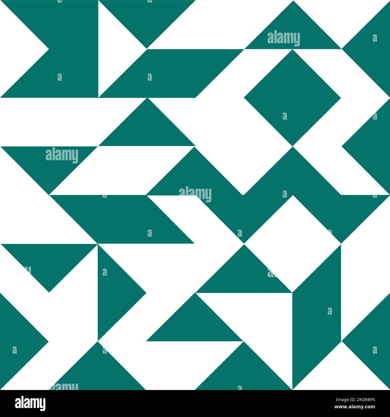 A stylish flat geometric shapes seamless pattern Stock Vector Image ...