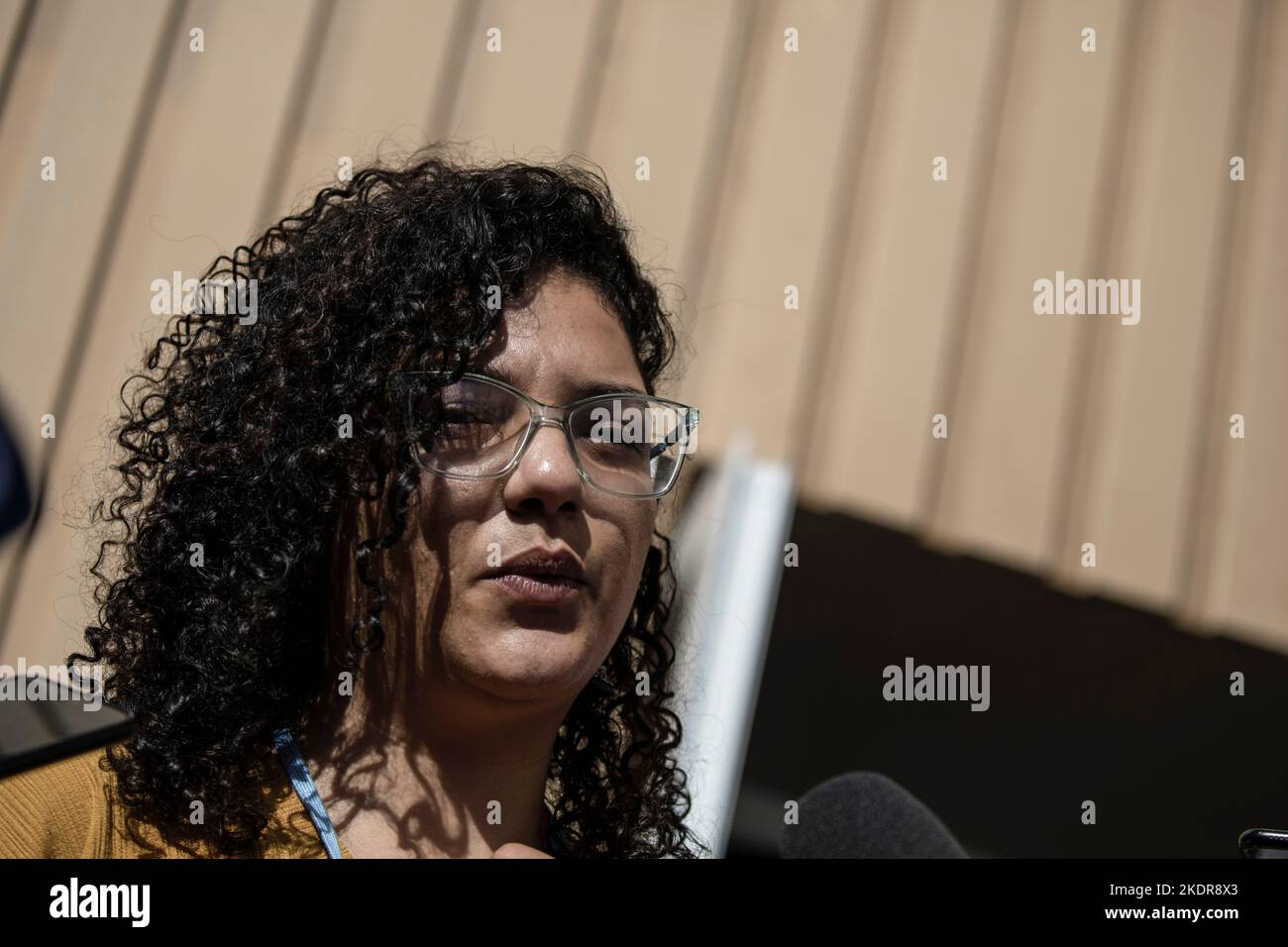 Sharm El Sheikh, Egypt. 08th Nov, 2022. Sanaa Seif, sister of Egyptian ...