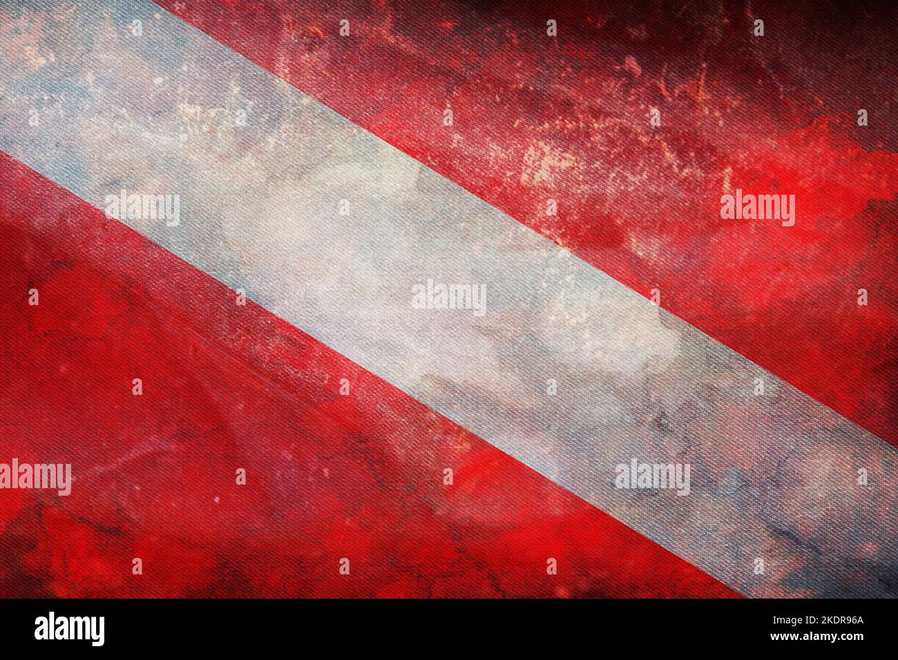 retro flag of Bantu peoples Lozi people with grunge texture. flag ...