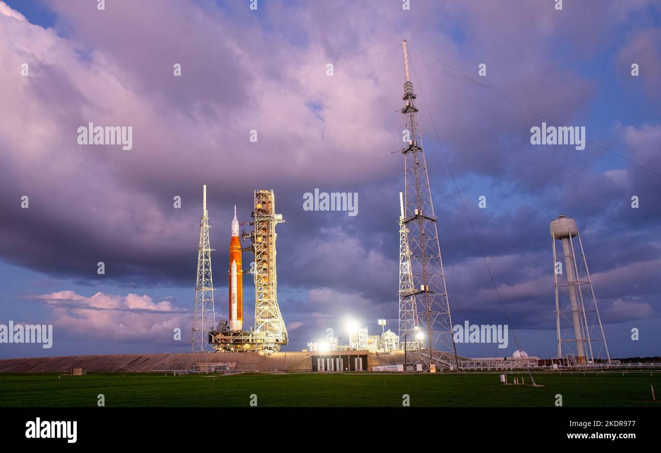 Artemis I rocket with the Orion spacecraft. For NASA usage guidance ...