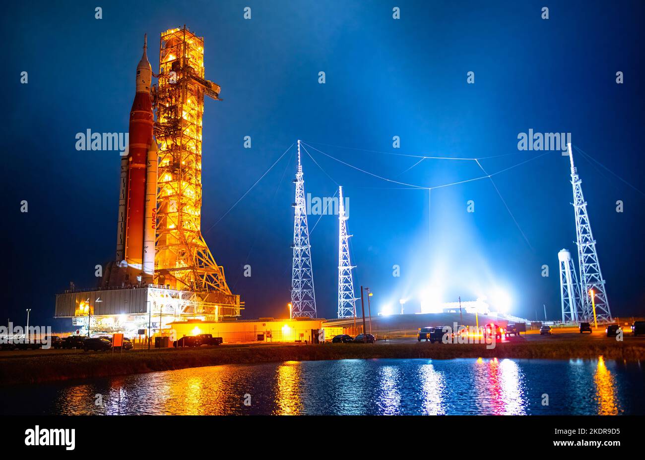 Artemis I rocket with the Orion spacecraft. For NASA usage guidance ...