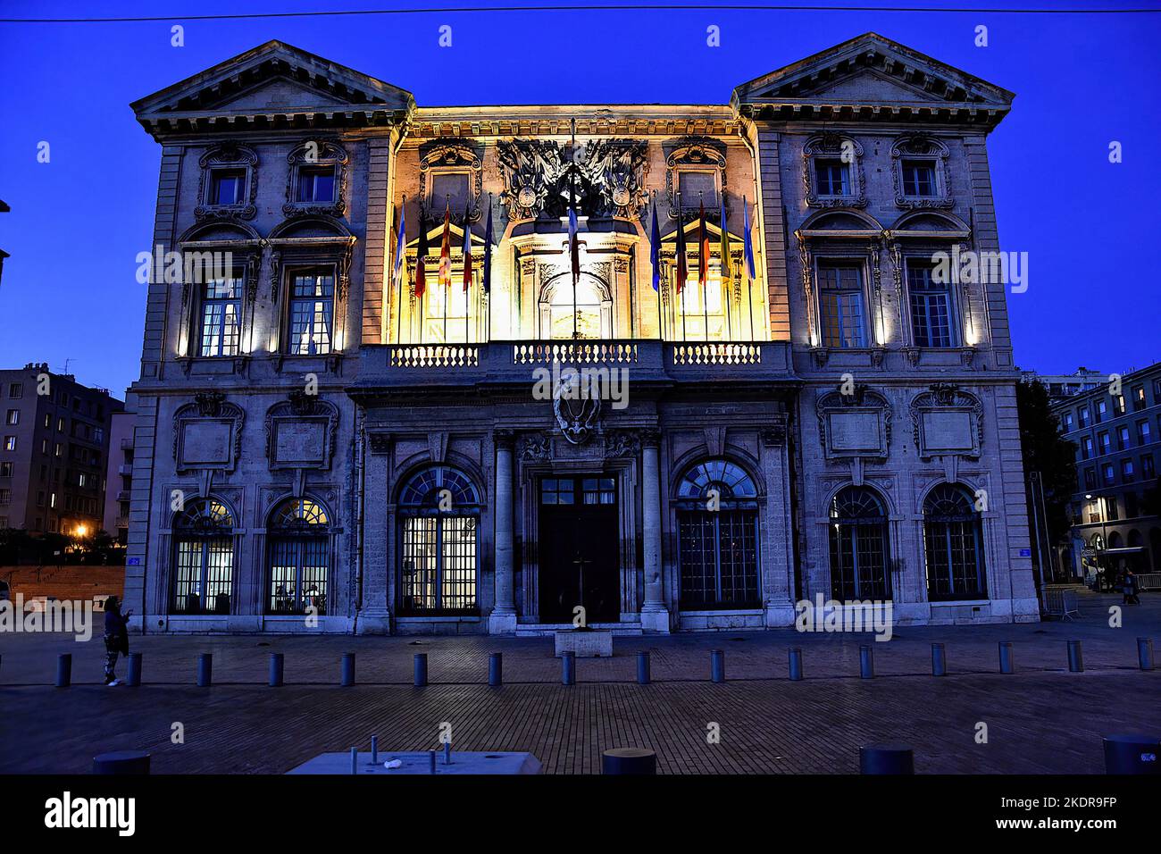 Marseille, France. 07th Nov, 2022. View of the town hall of Marseille ...