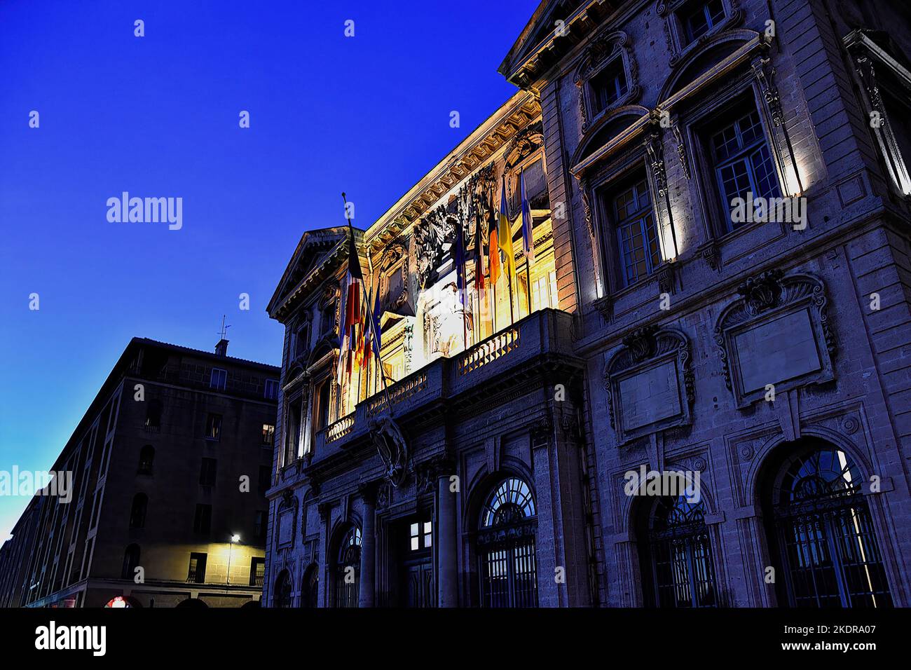 Marseille, France. 07th Nov, 2022. View of the town hall of Marseille ...