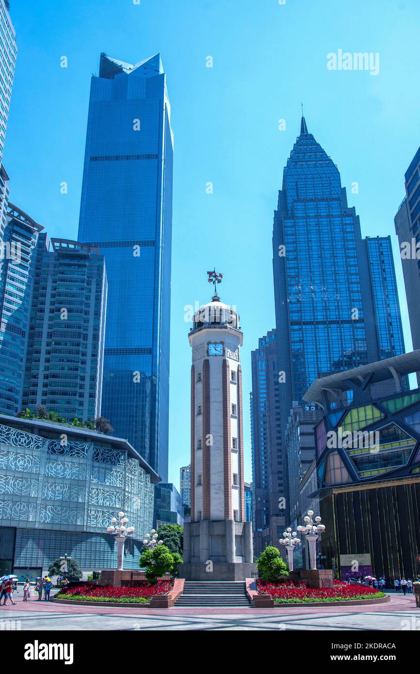 Buildings with a high appearance of the city hi-res stock photography ...