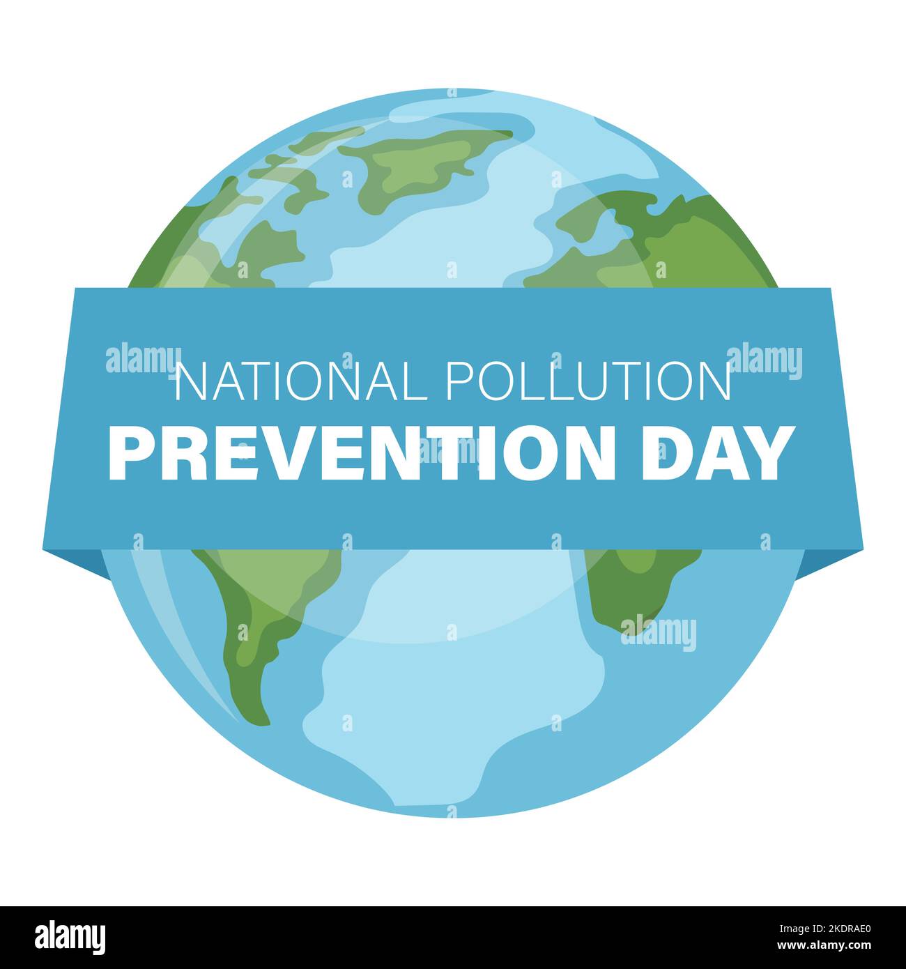 Planet earth design for earth day, national pollution prevention day ...