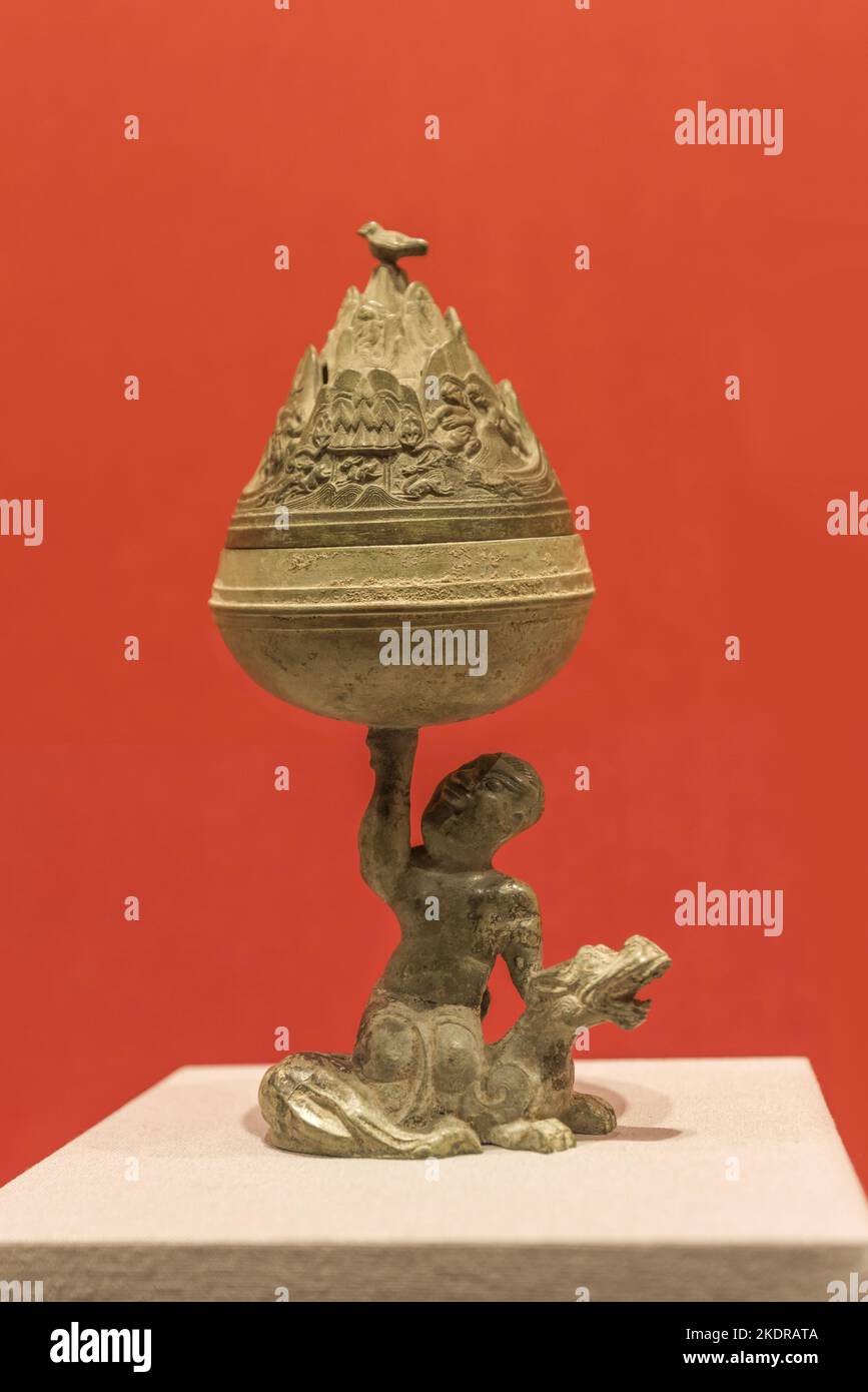 The Palace Museum lux boshan ship furnace of the eastern han dynasty ...