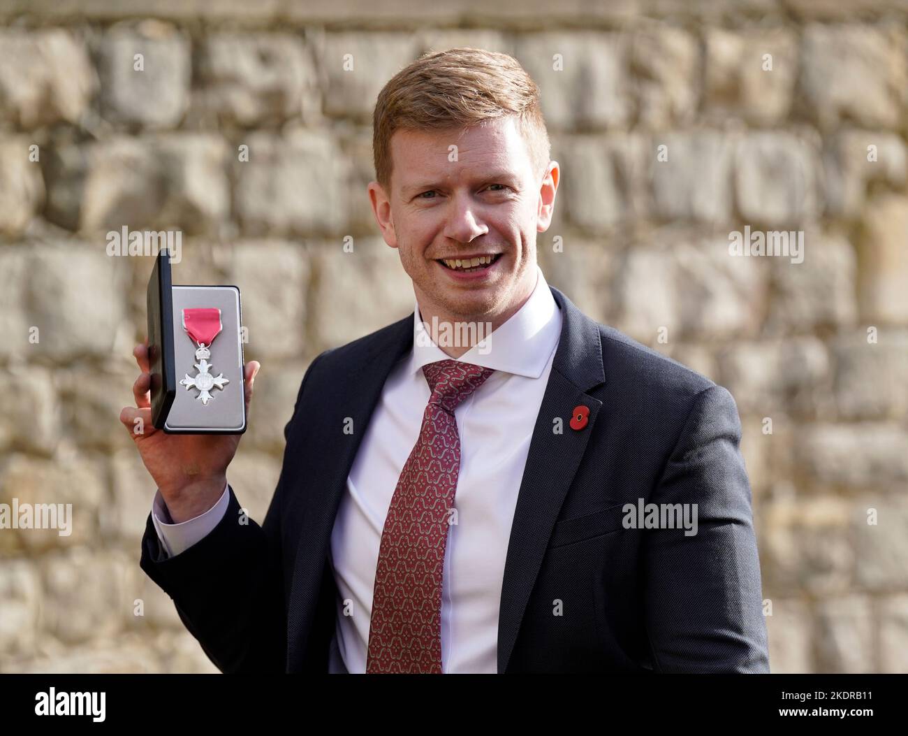 James Roberts after being made a MBE (Member of the Order of the ...