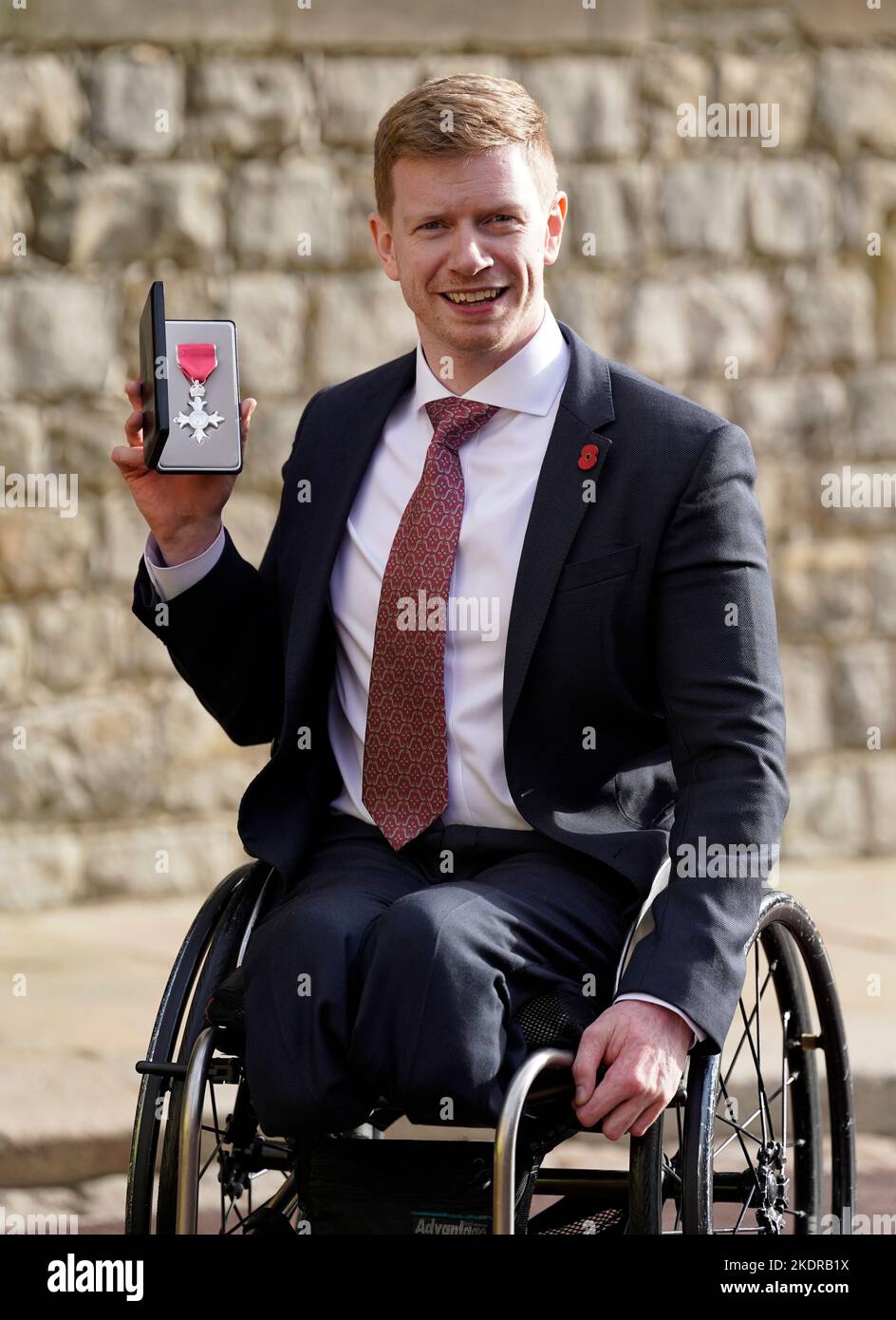 James Roberts after being made a MBE (Member of the Order of the ...