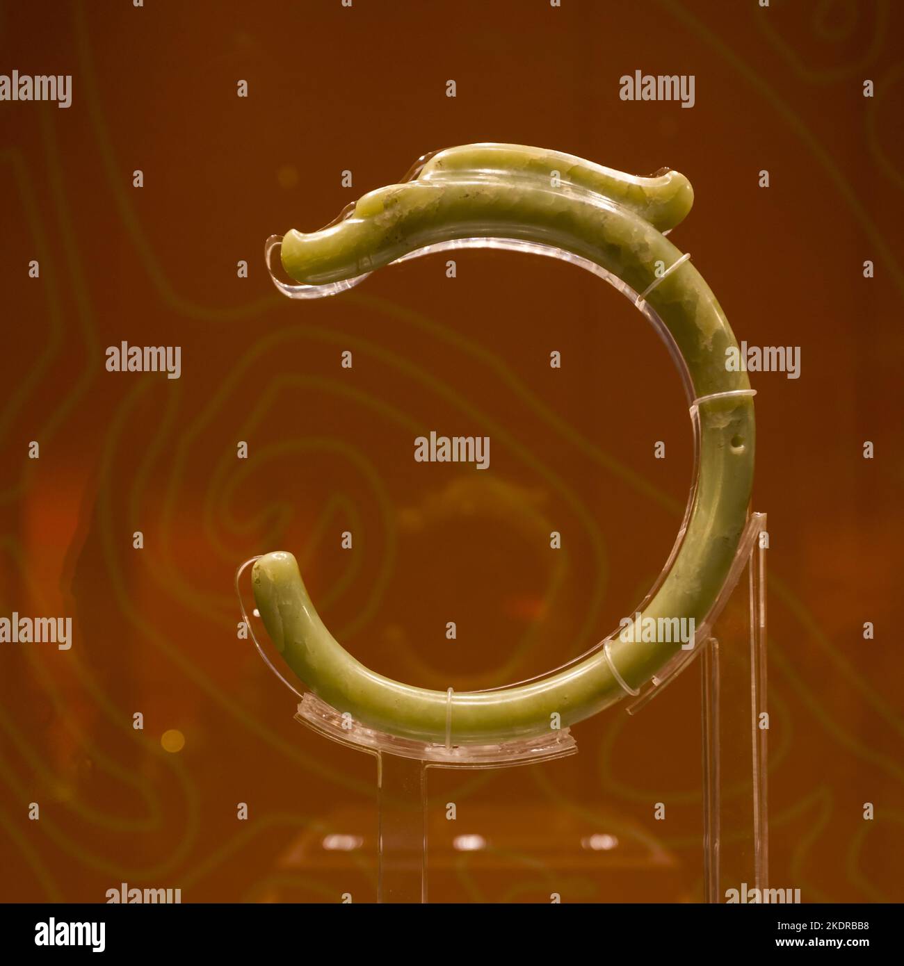 Hongshan culture jade dragon palace during the Stone Age Stock Photo ...