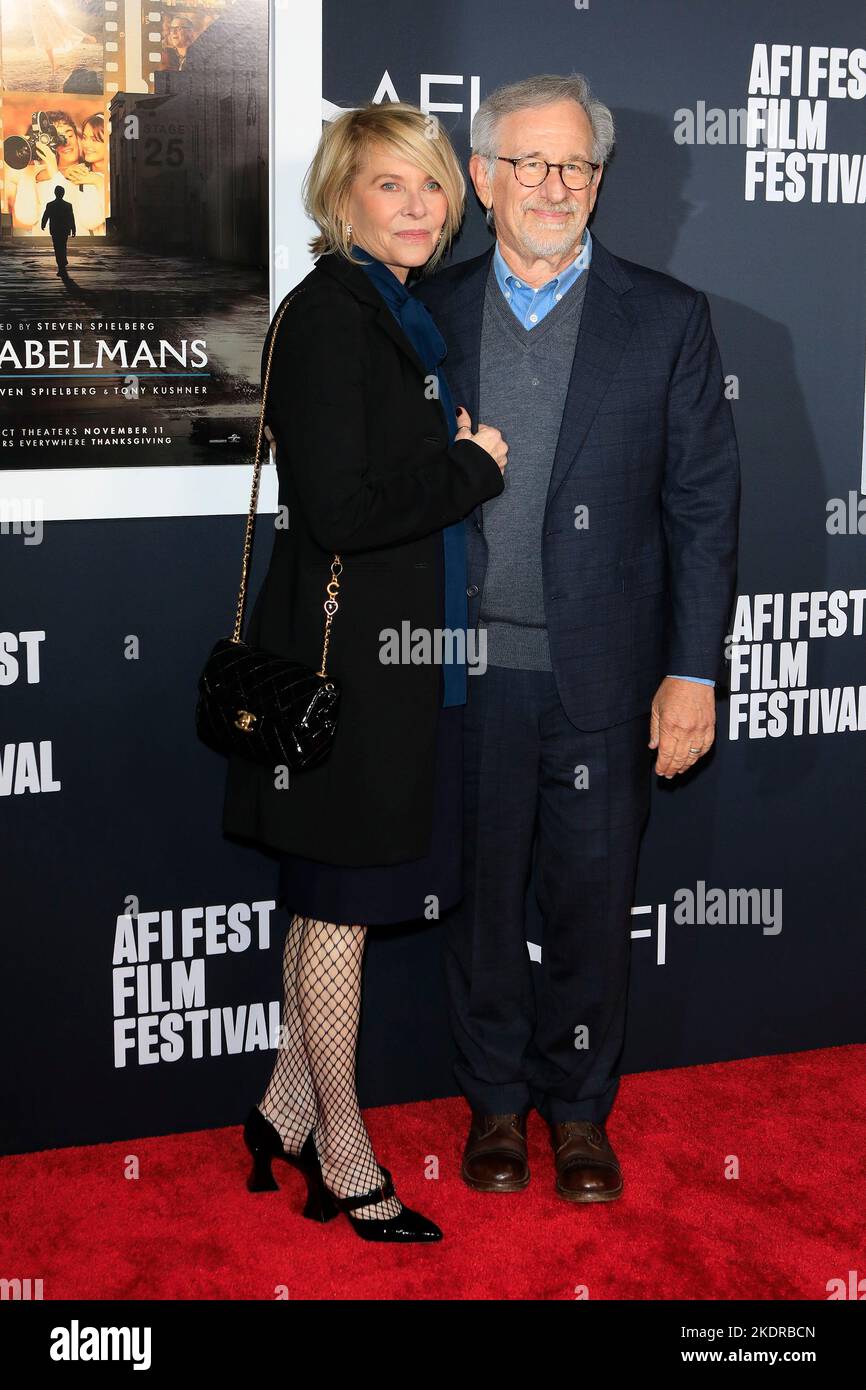 LOS ANGELES - NOV 6: Kate Capshaw, Steven Spielberg at the AFI Fest ...