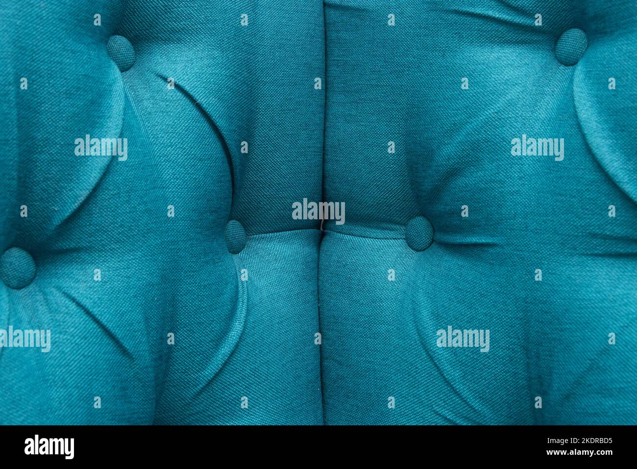 Blue leather upholstery sofa corner pattern button design furniture ...