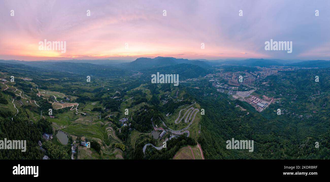 The qijiang count of chongqing hengshan beauty Stock Photo - Alamy