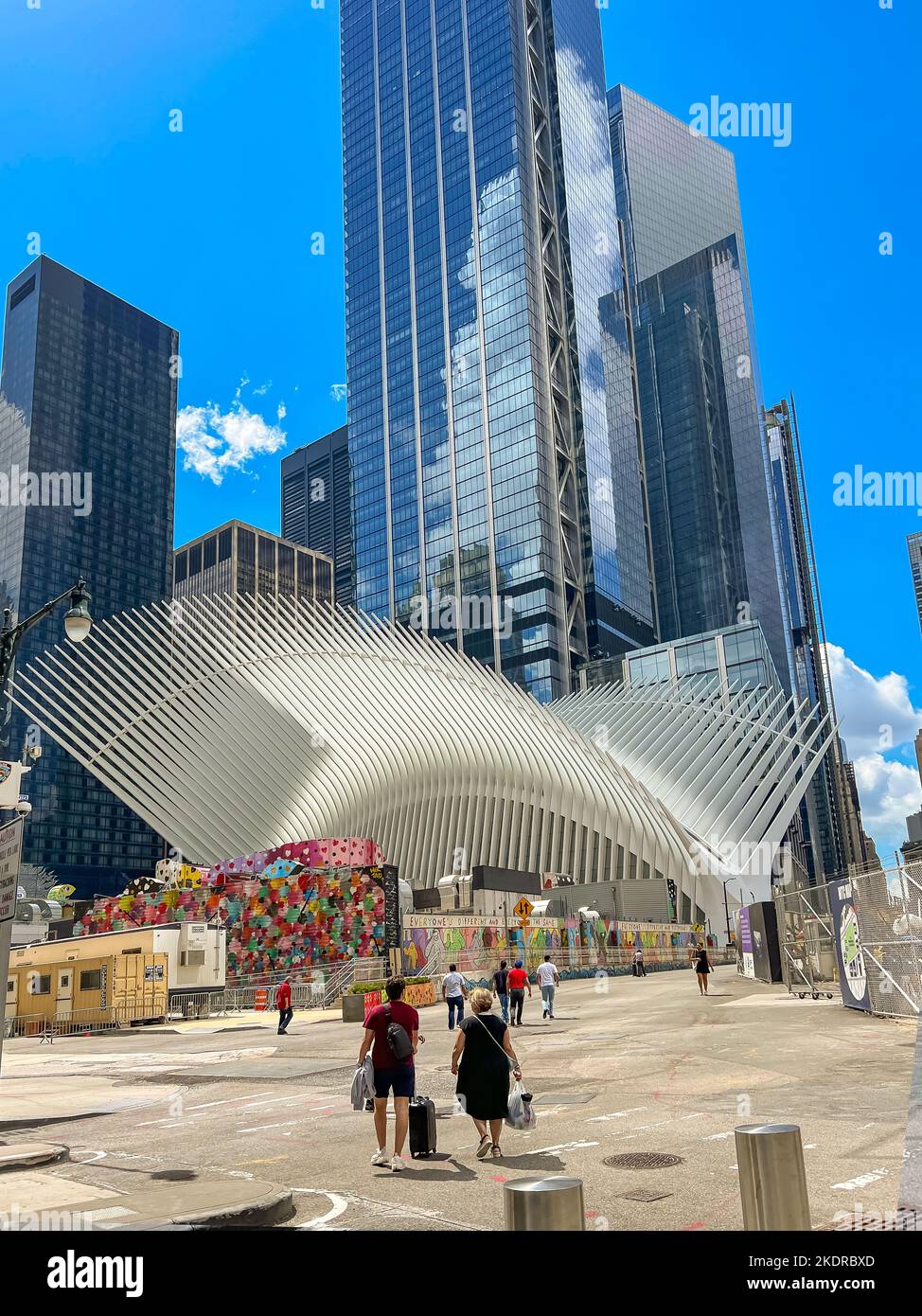 The roof of the World Trade Center in New York Stock Photo - Alamy