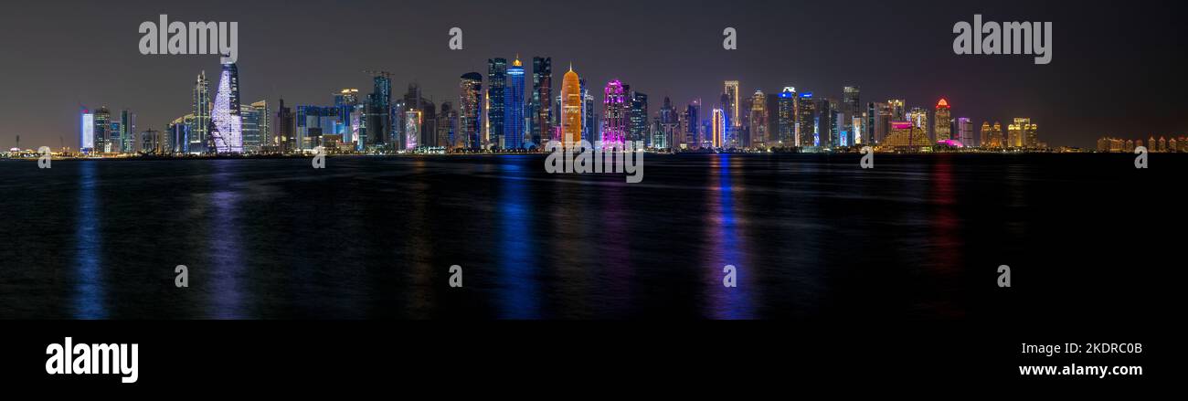 Doha Downtown City Stock Photo - Alamy