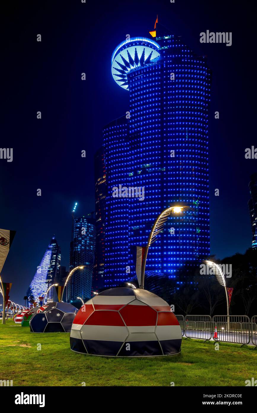 Doha FIFA World Cup Championship Stock Photo - Alamy