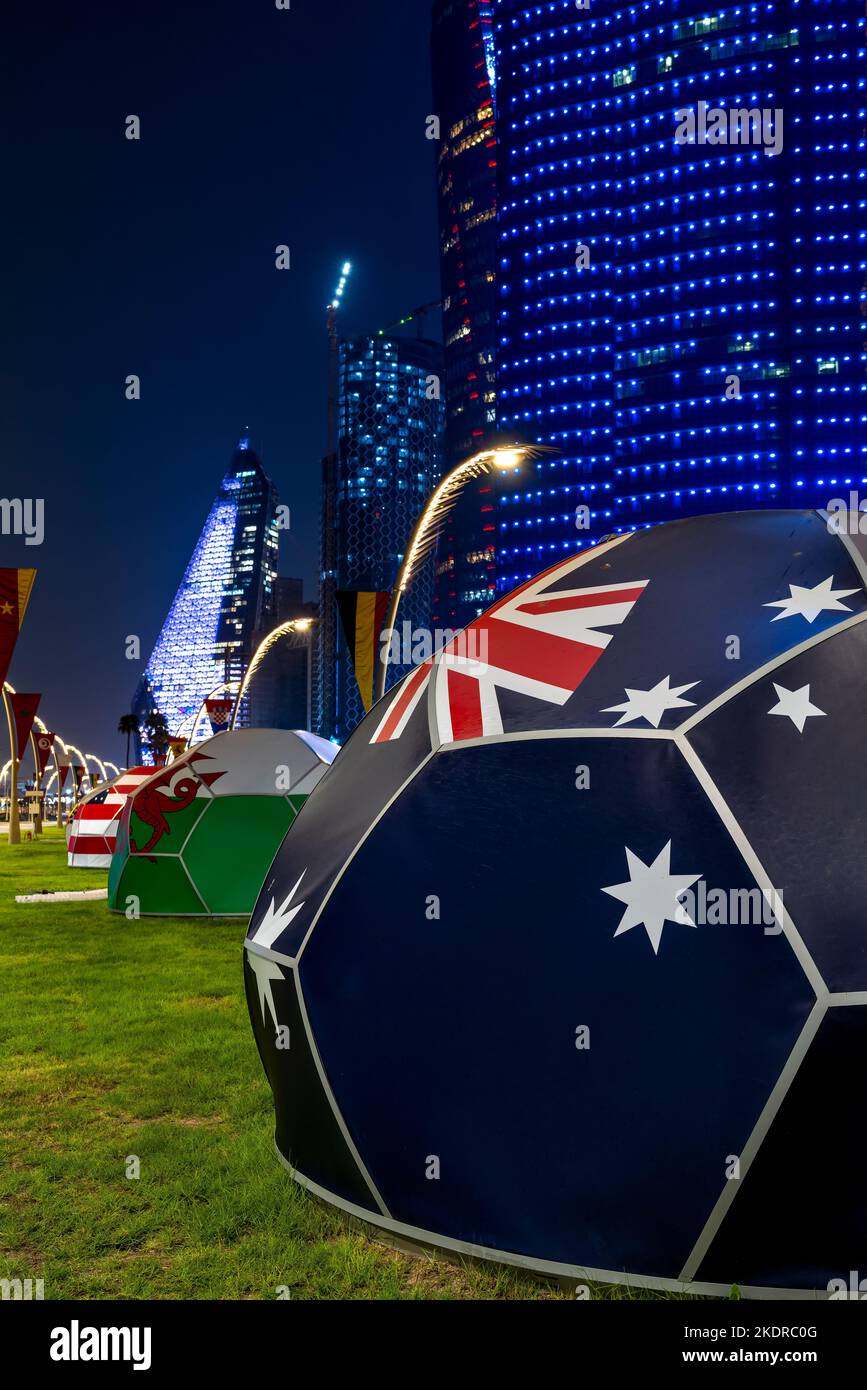 Doha FIFA World Cup Championship Stock Photo - Alamy