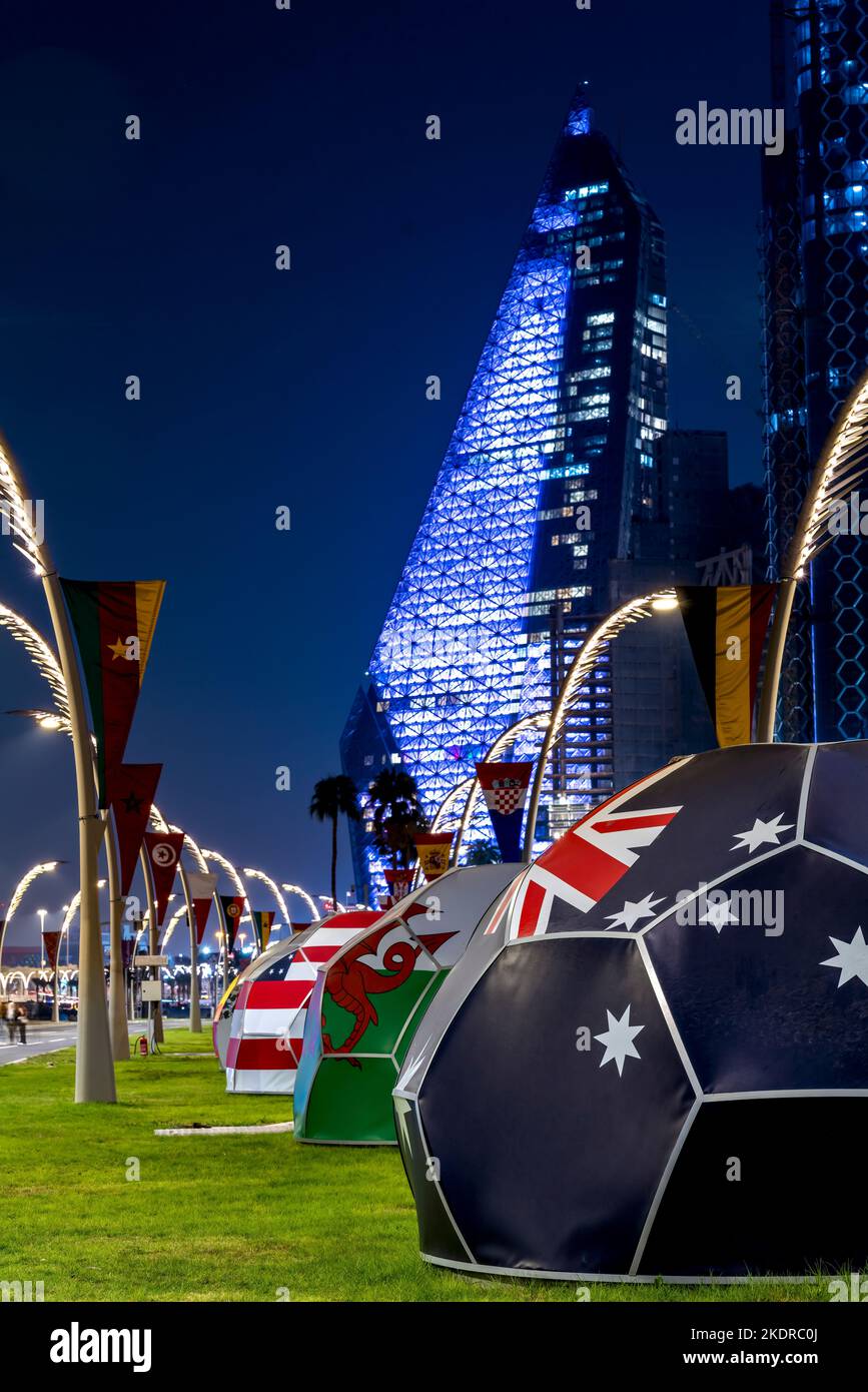 Doha FIFA World Cup Championship Stock Photo - Alamy
