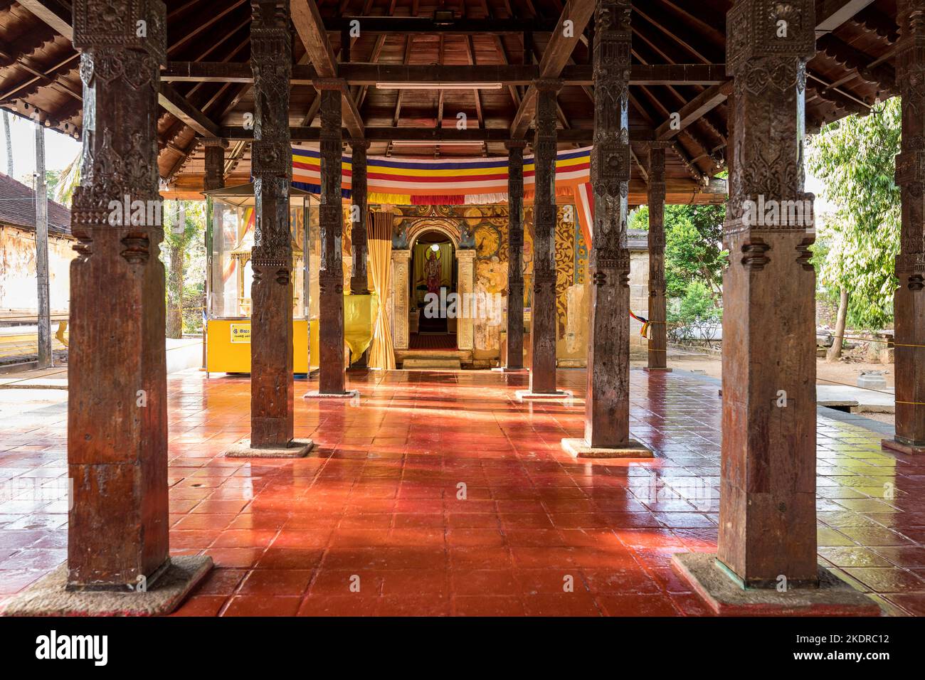 Temple of the Tooth Relic, famous temple housing tooth relic of the Buddha, UNESCO World ...