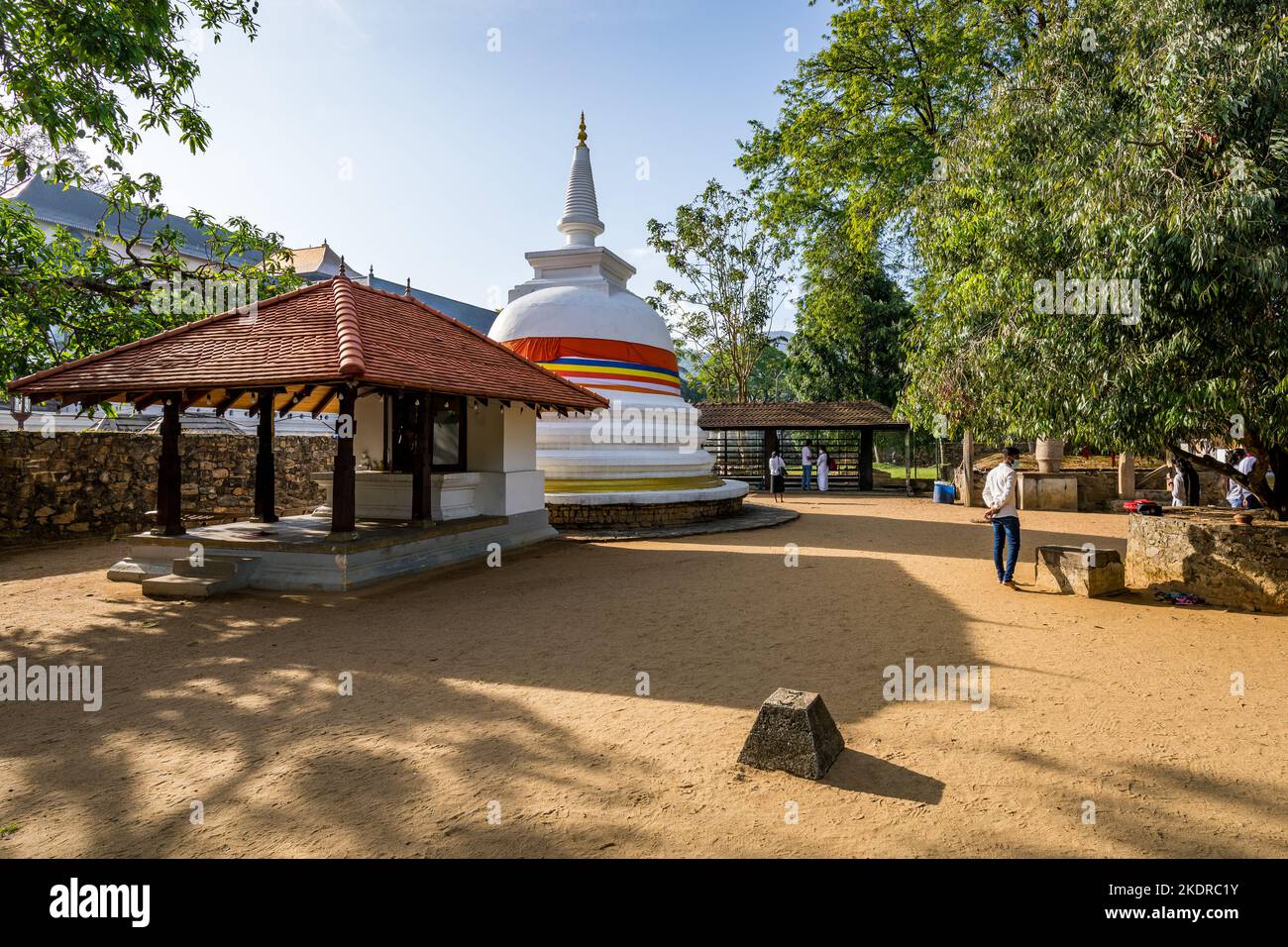 Temple of the Tooth Relic, famous temple housing tooth relic of the Buddha, UNESCO World ...