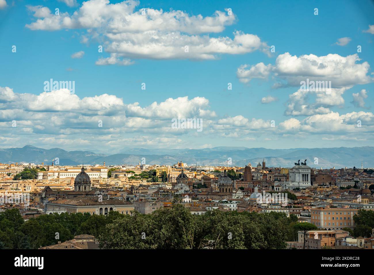 Rome landscape from terrace hi-res stock photography and images - Alamy