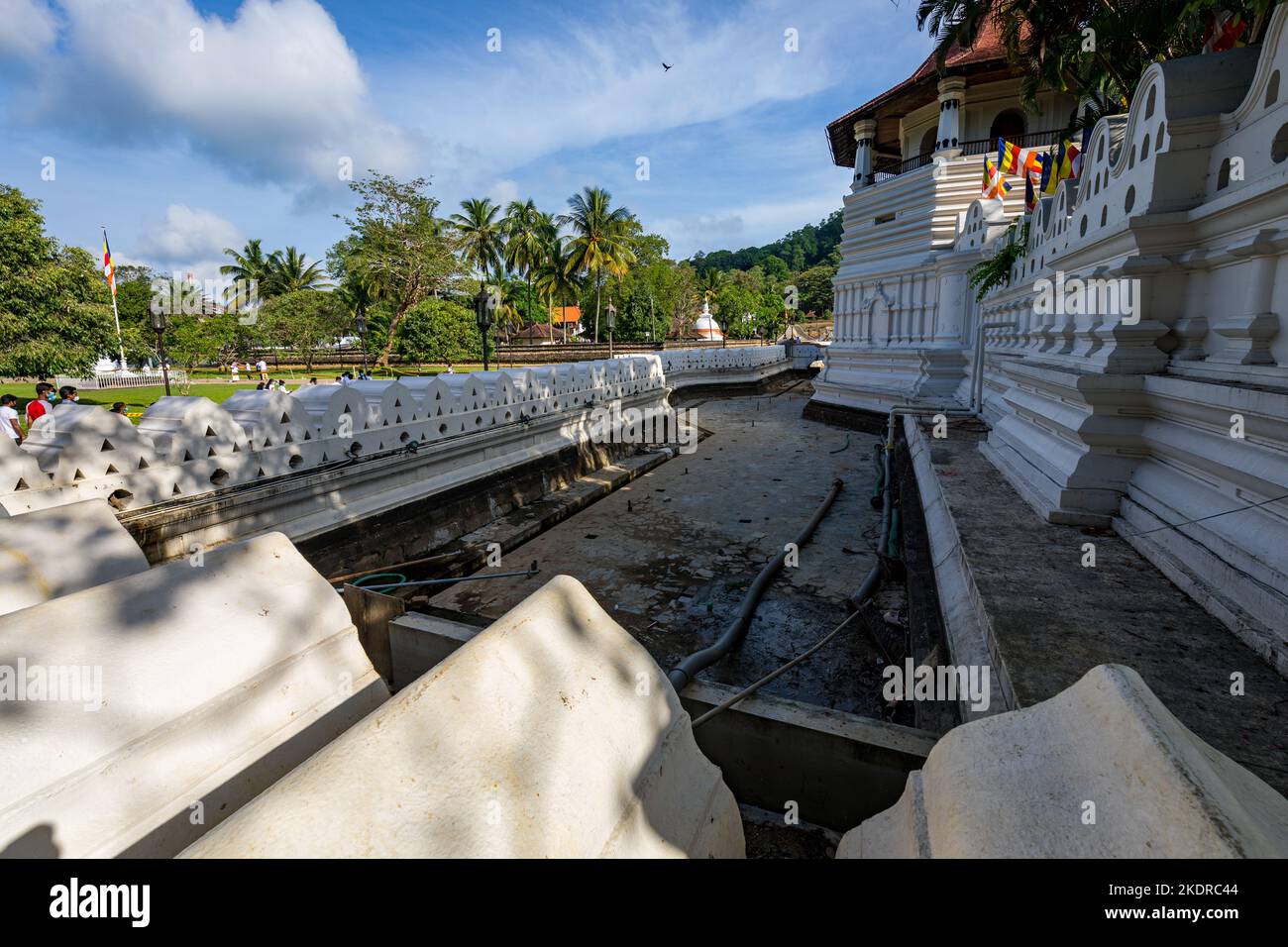 Temple of the Tooth Relic, famous temple housing tooth relic of the Buddha, UNESCO World ...