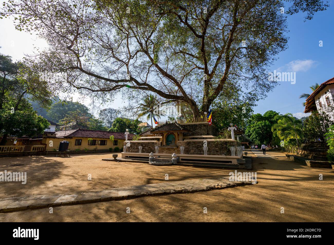Temple of the Tooth Relic, famous temple housing tooth relic of the Buddha, UNESCO World ...