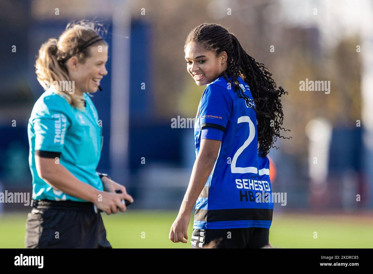 Copenhagen, Denmark. 05th, November 2022. Isabella Bryld Obaze (22) of ...