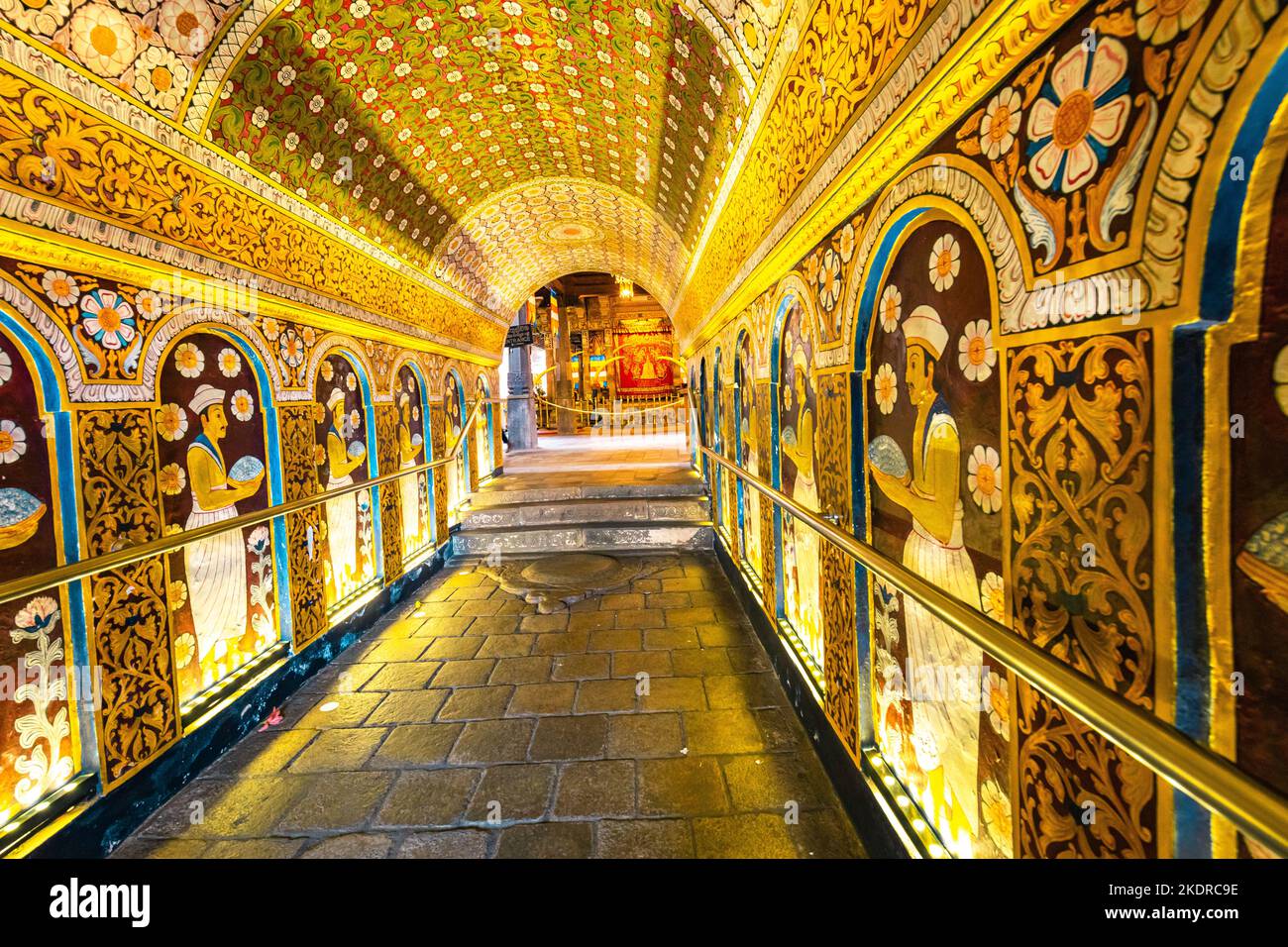 Temple of the Tooth Relic, famous temple housing tooth relic of the Buddha, UNESCO World ...
