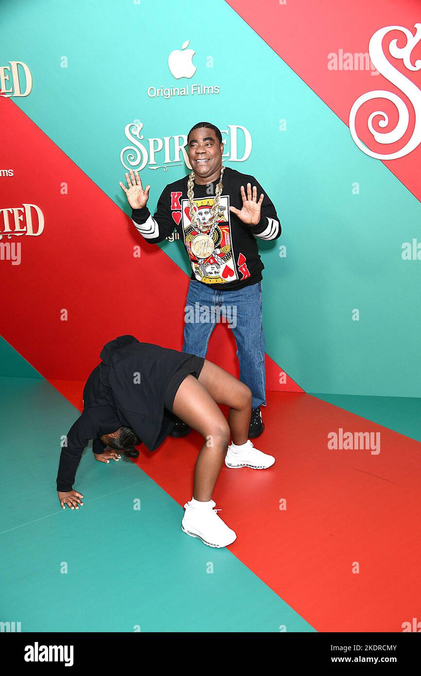 Maven Morgan and Tracy Morgan attend the Premiere of Apple Original ...