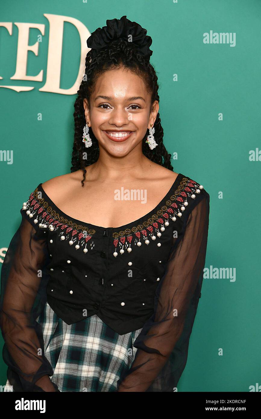 Djouliet Amara attends the Premiere of Apple Original Film "Spirited ...