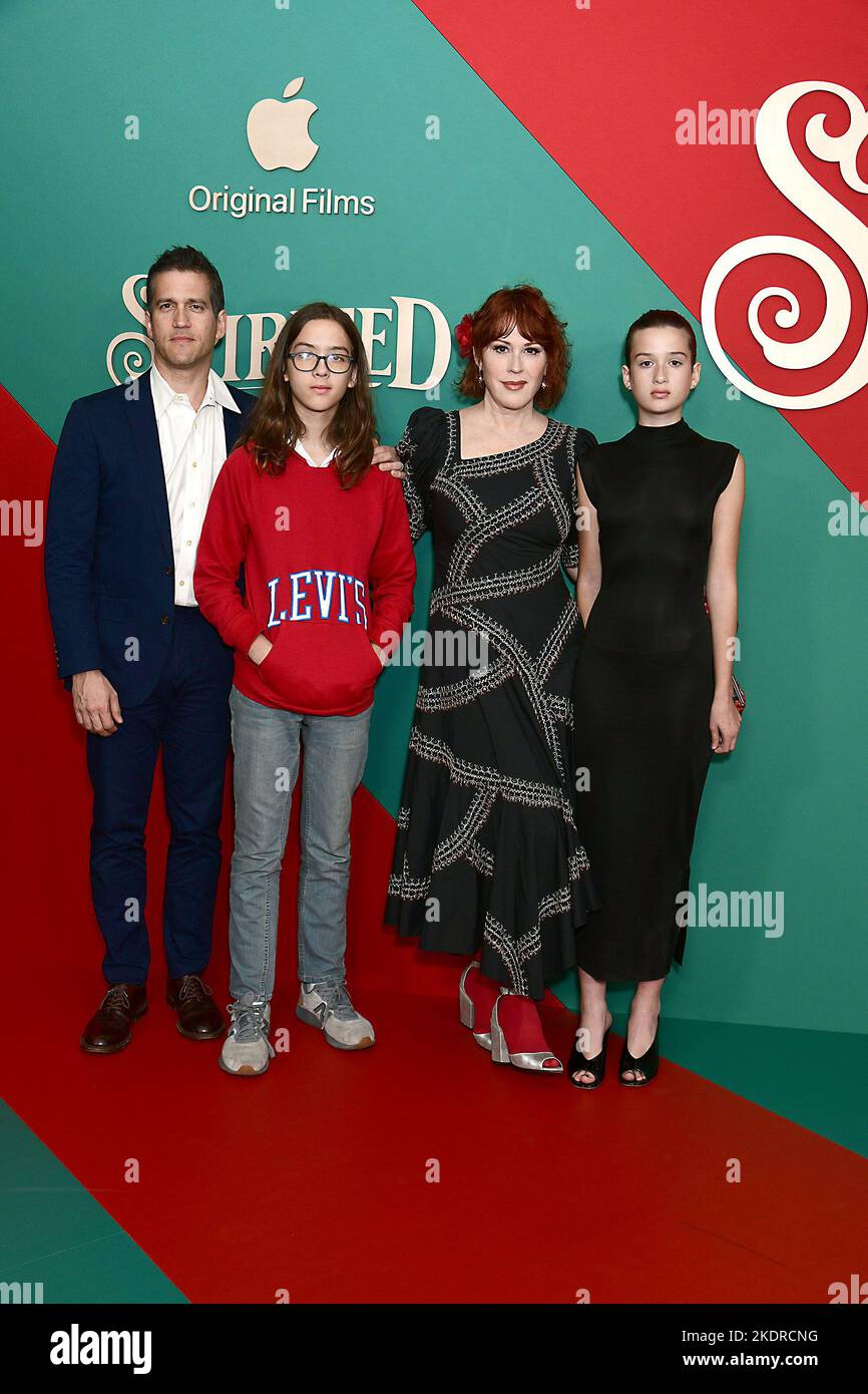 Molly Ringwald and family attend the Premiere of Apple Original Film ...