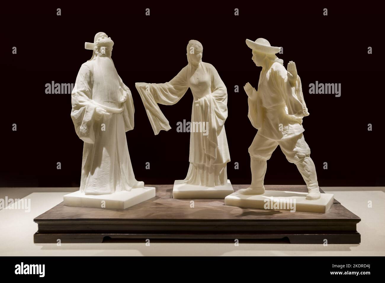 Chinese craft art gallery - white marble stone - - pear garden - 2012 ...