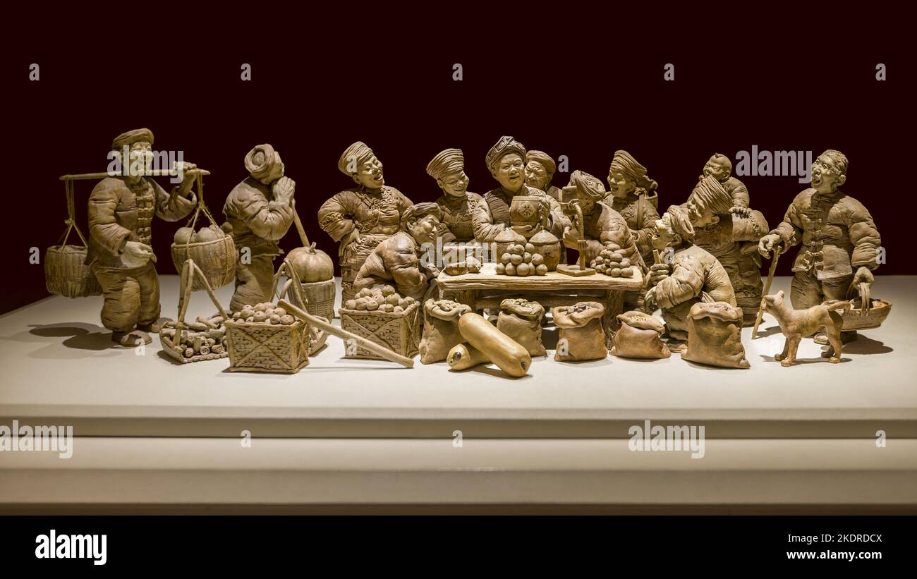 Chinese craft art gallery - ceramic - live goods brought into the miao ...