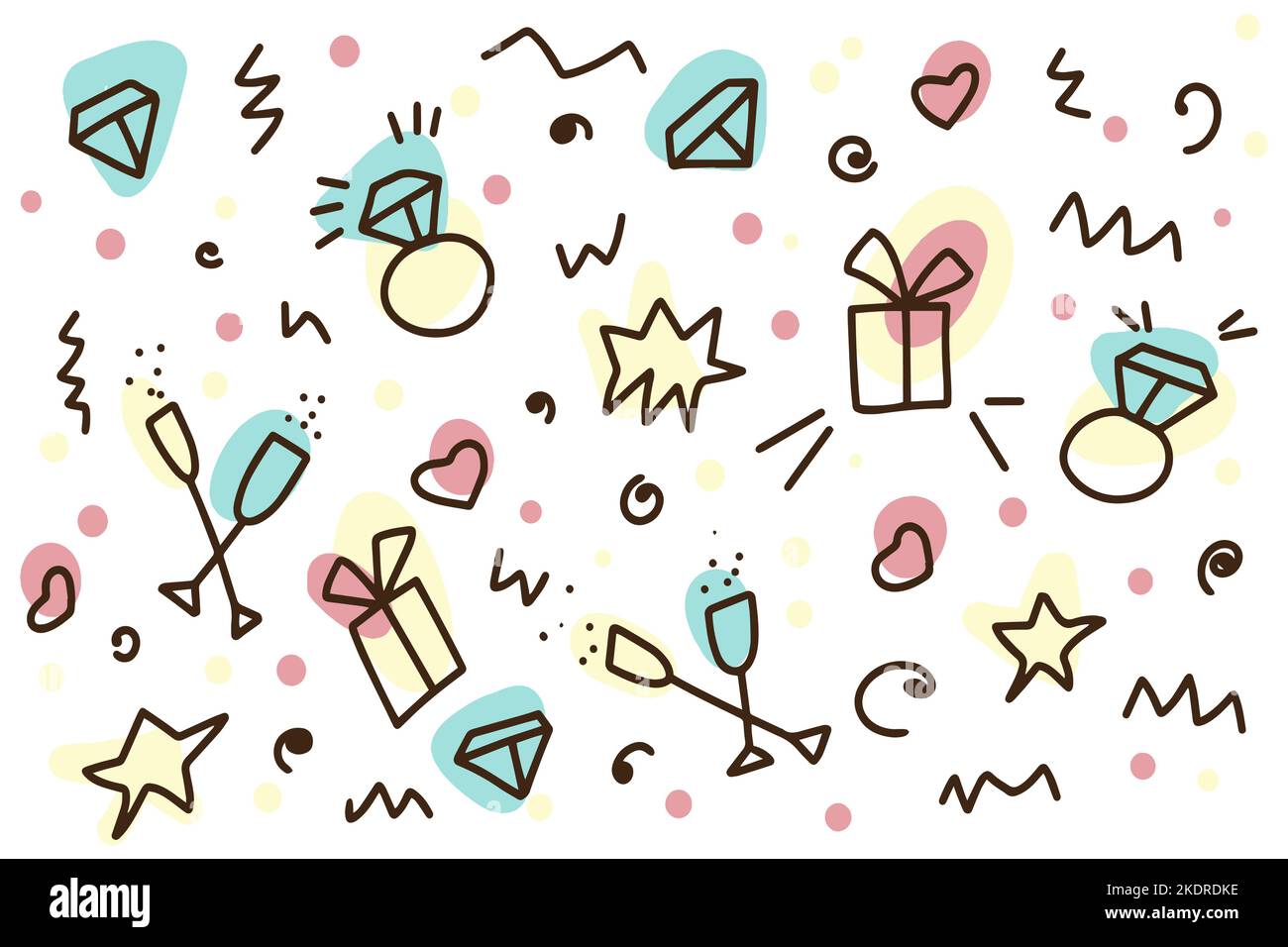 Crown doodle drawing in Stock Vector Images - Alamy