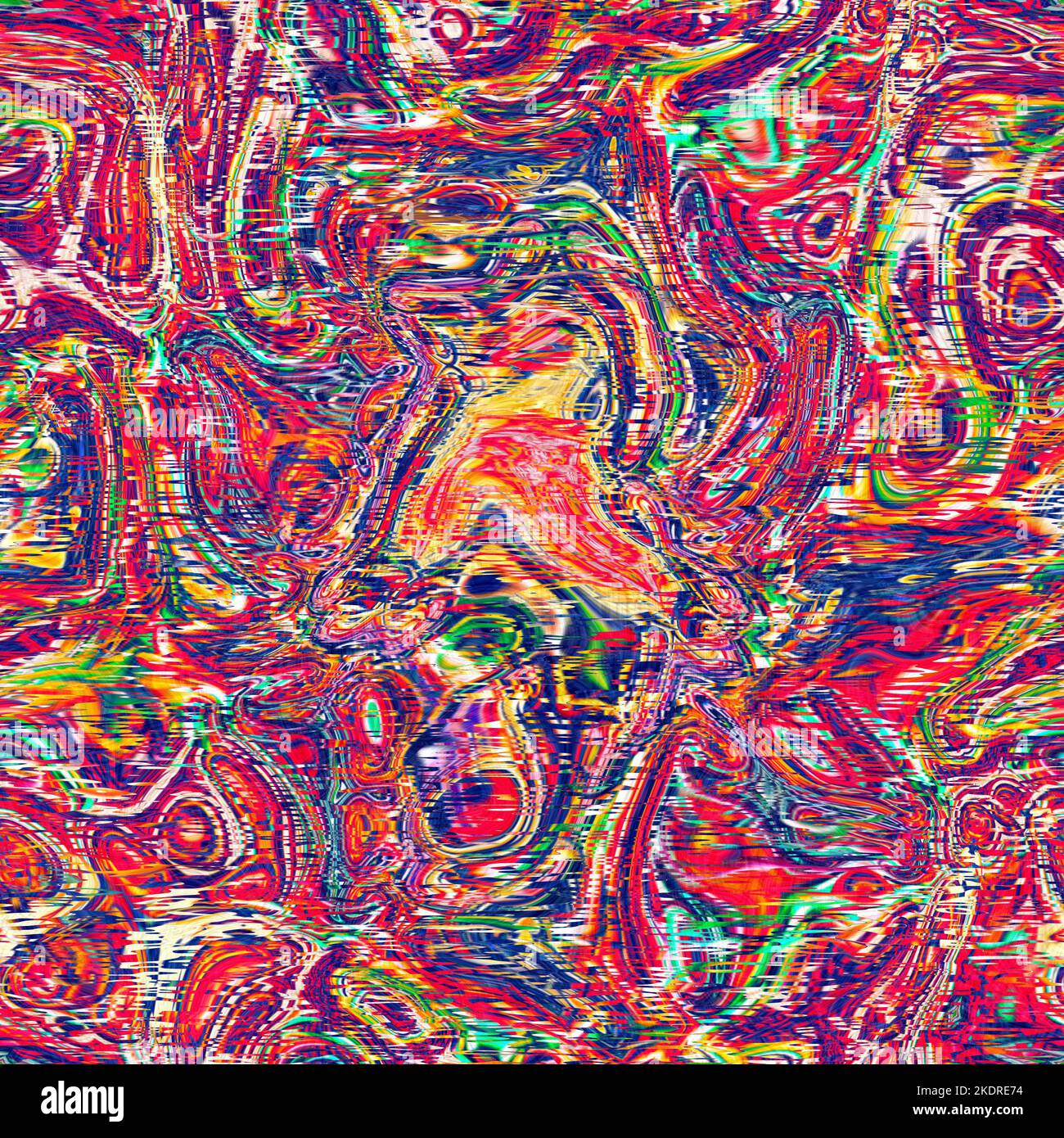 Vibrant pink distortion pattern. Bright colorful kitsch wallpaper for ...