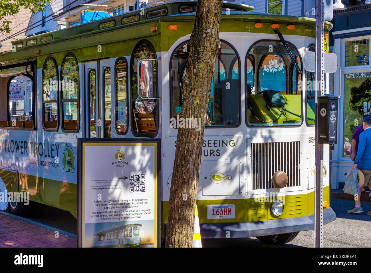 Providence town, Massachusetts, USA - September 14, 2022: Narrow ...