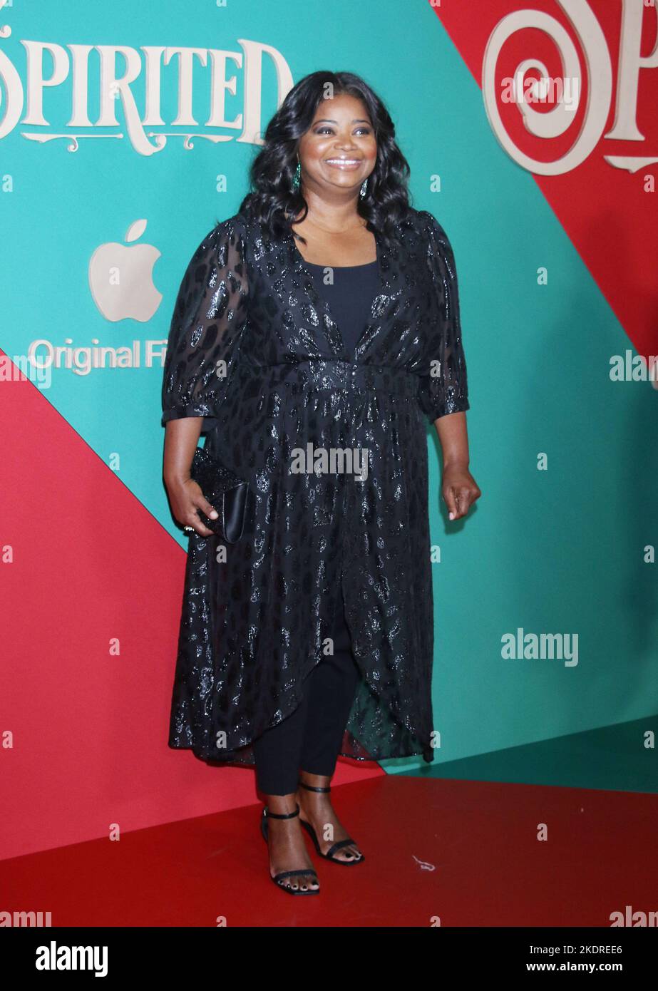 Apple Original Films New York Premiere Of `Spirited` -PICTURED: Octavia ...