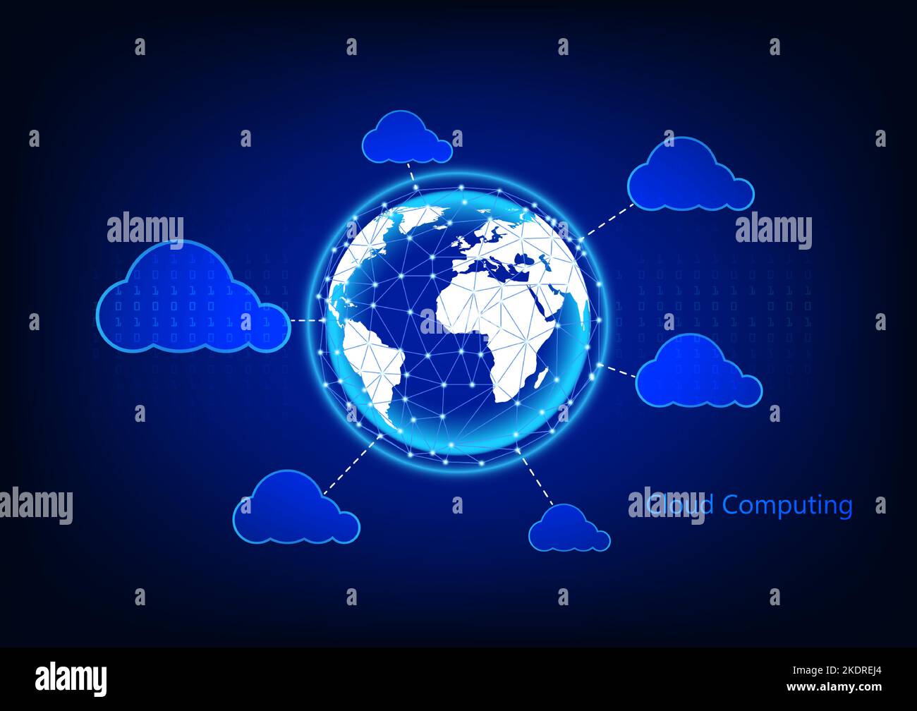 Vector illustration Hi Technology style line digital glow abstract ...